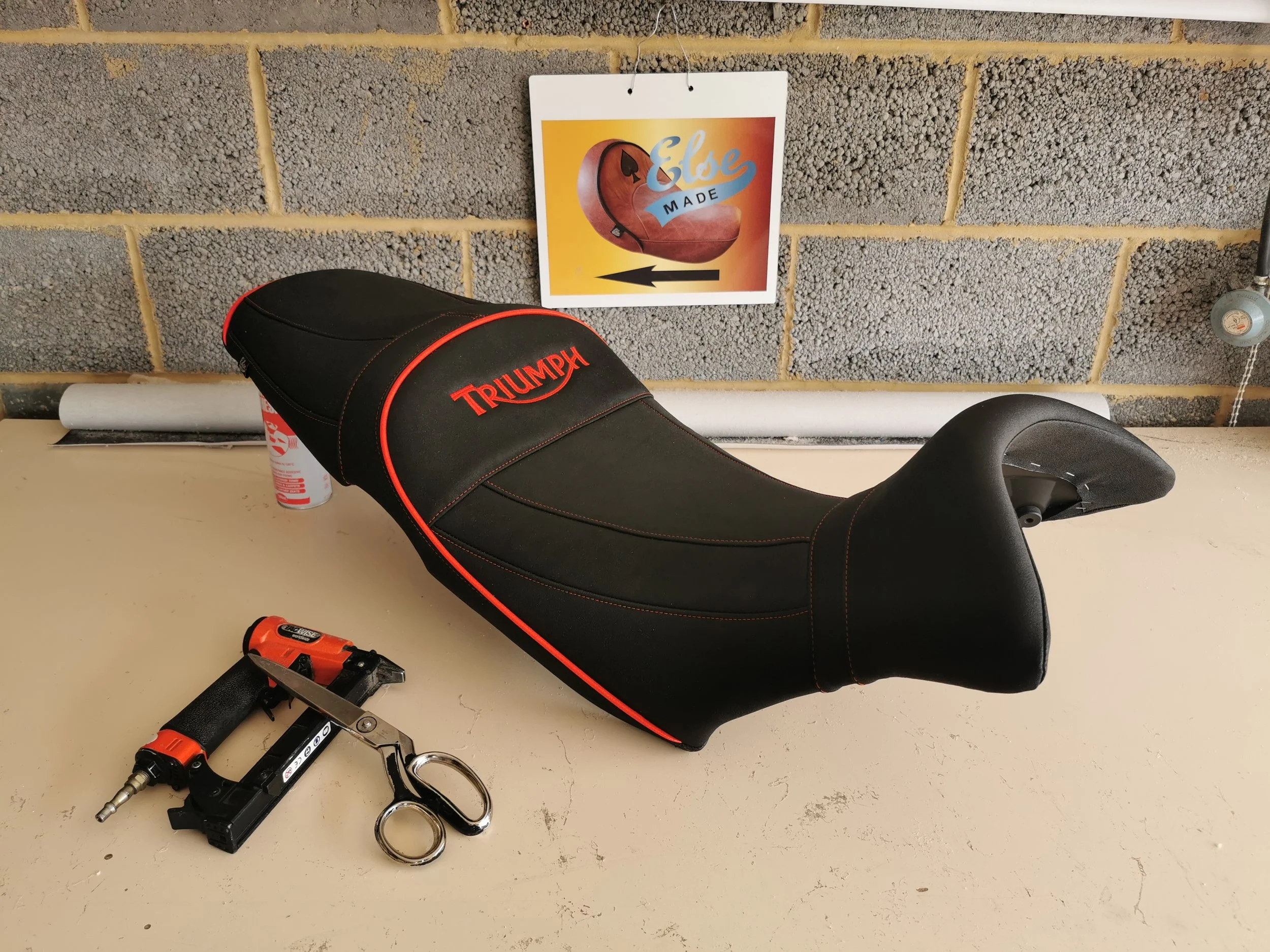 Triumph seats — Else Made custom upholstery