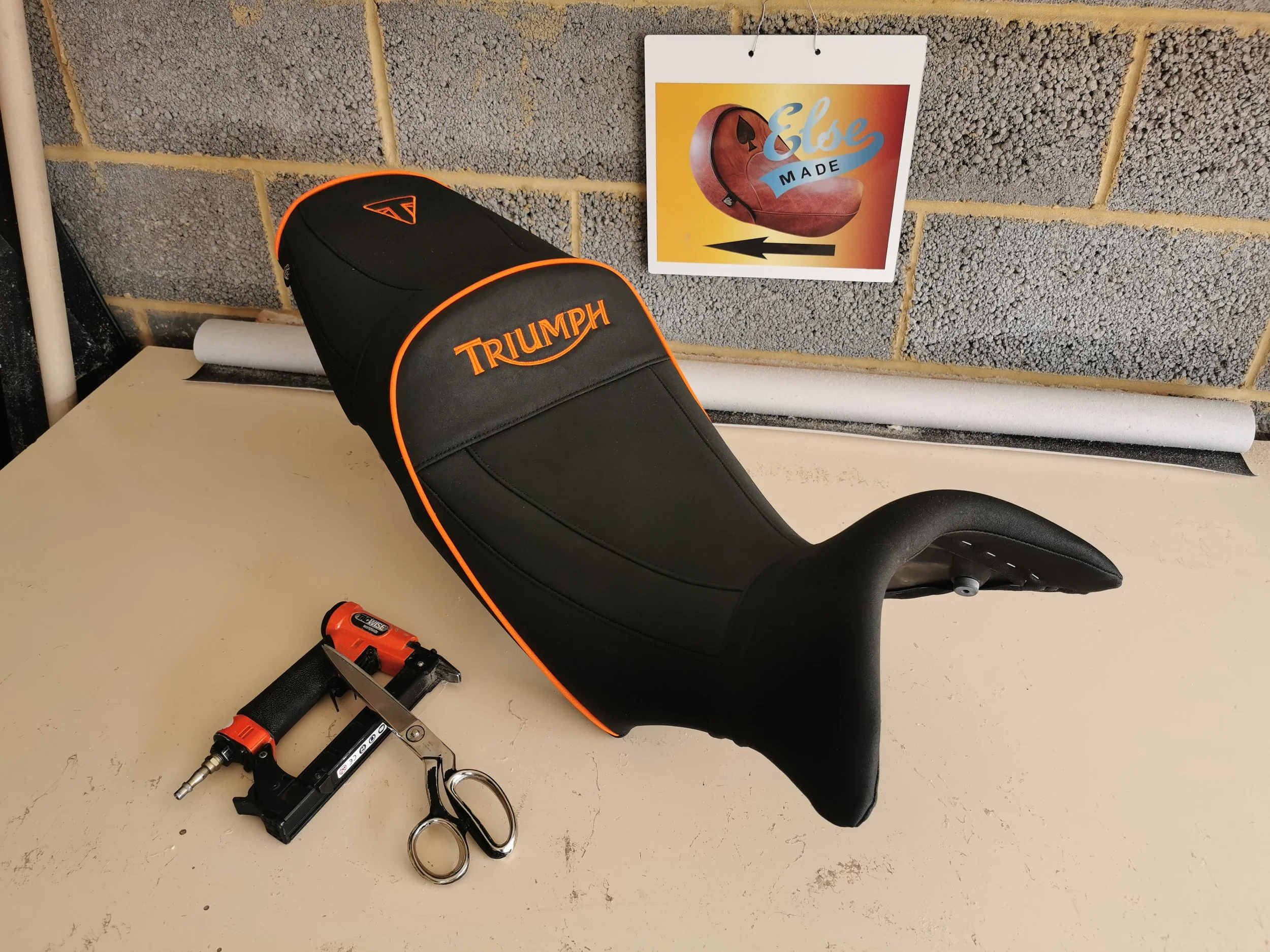 Triumph seats — Else Made custom upholstery