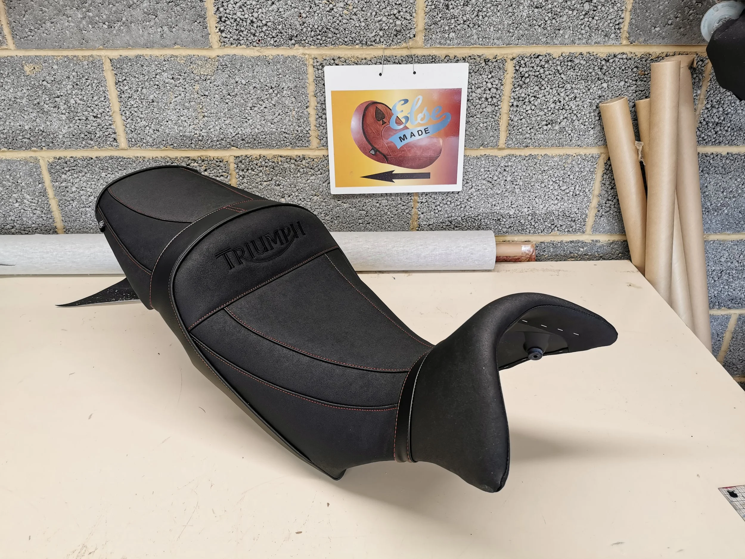 Triumph seats — Else Made custom upholstery