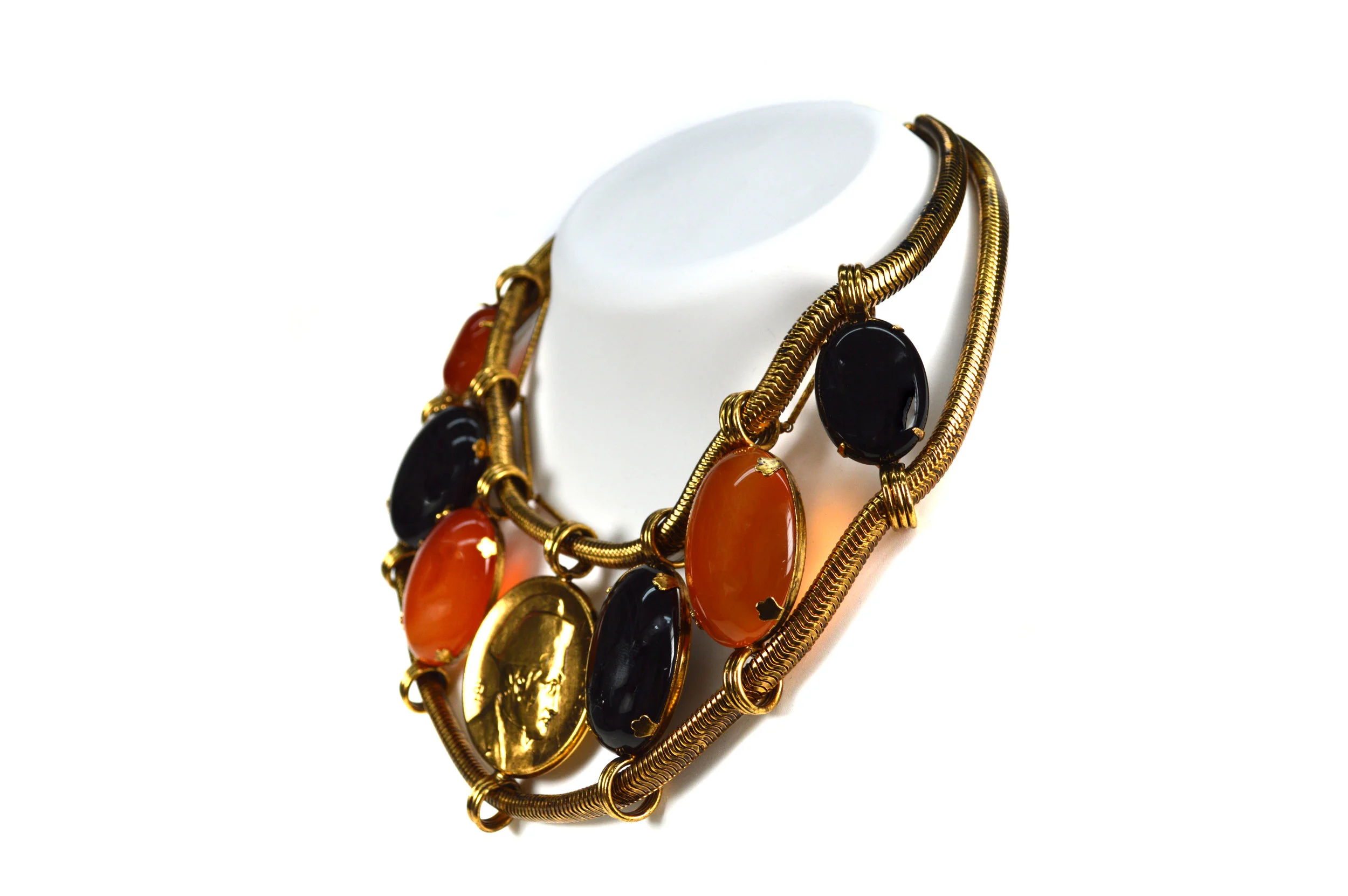 French Coin and Carnelian Choker — Iradj Moini