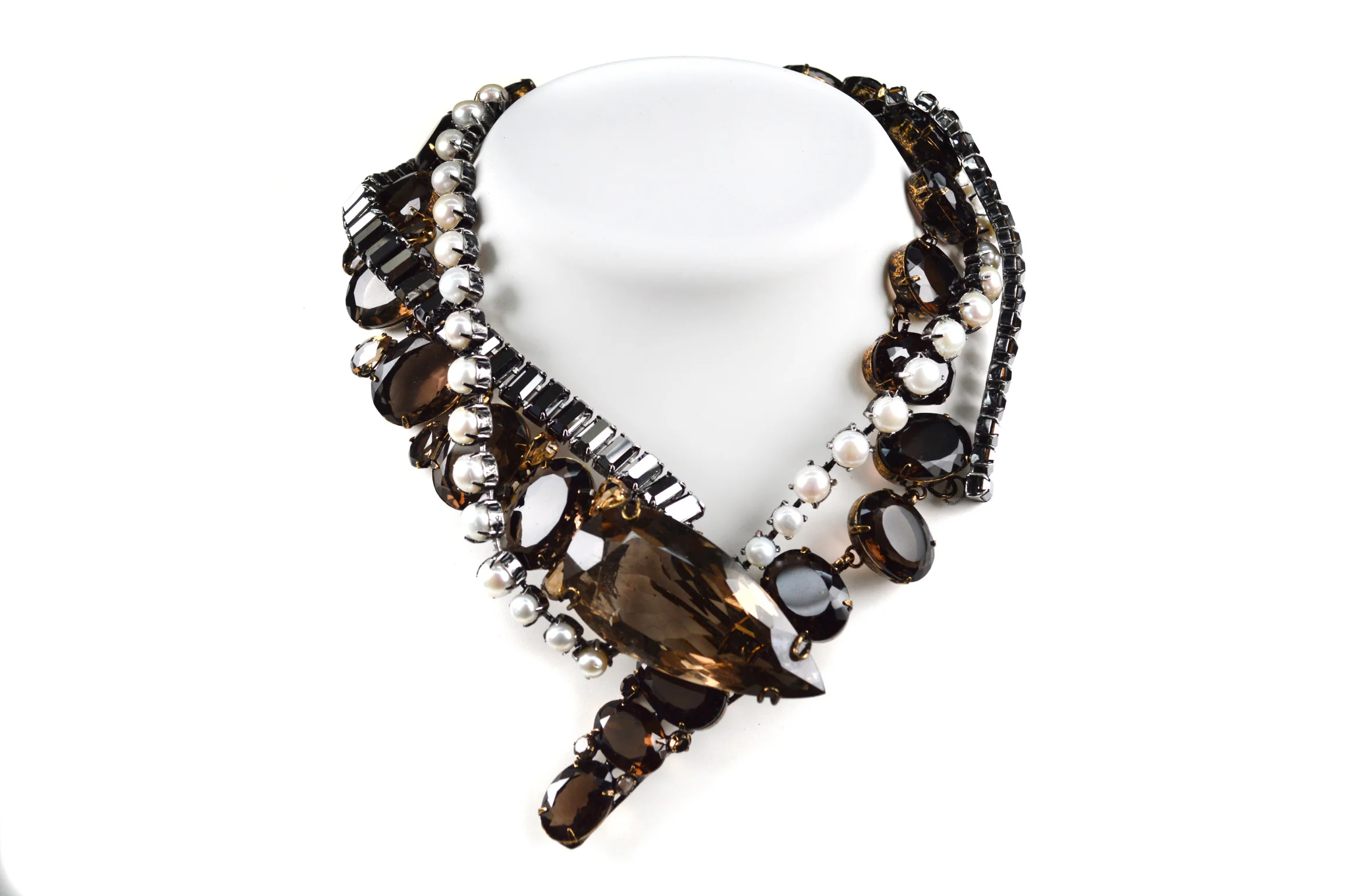 Dark Snake Pearl Choker — Iradj Moini