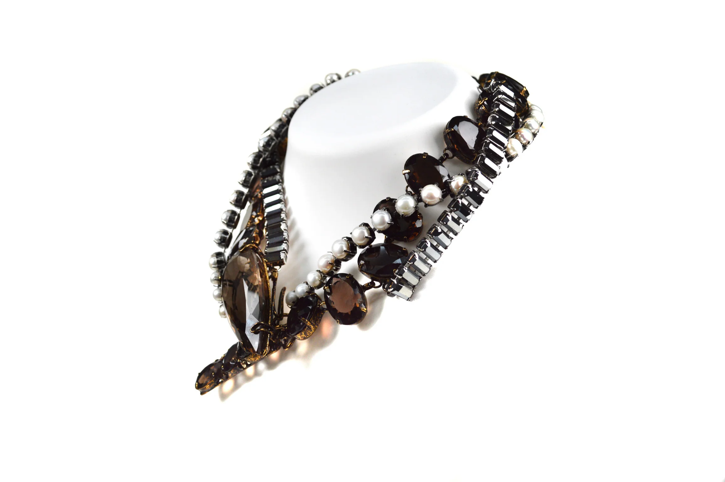 Dark Snake Pearl Choker — Iradj Moini