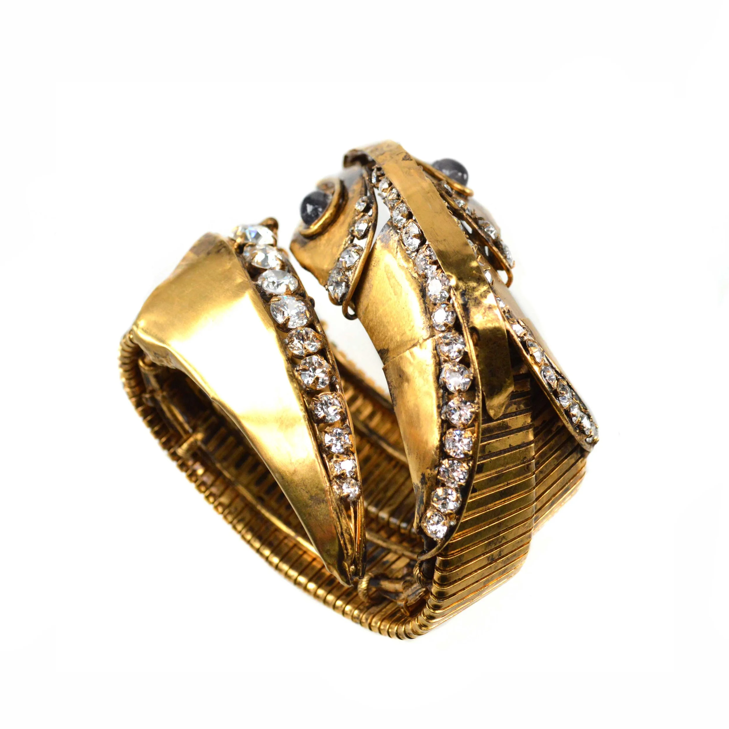 Gold Snake Cuff — Iradj Moini