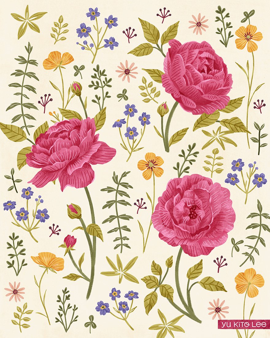 Nature — Studio Yuey: Illustration by Yu Kito Lee