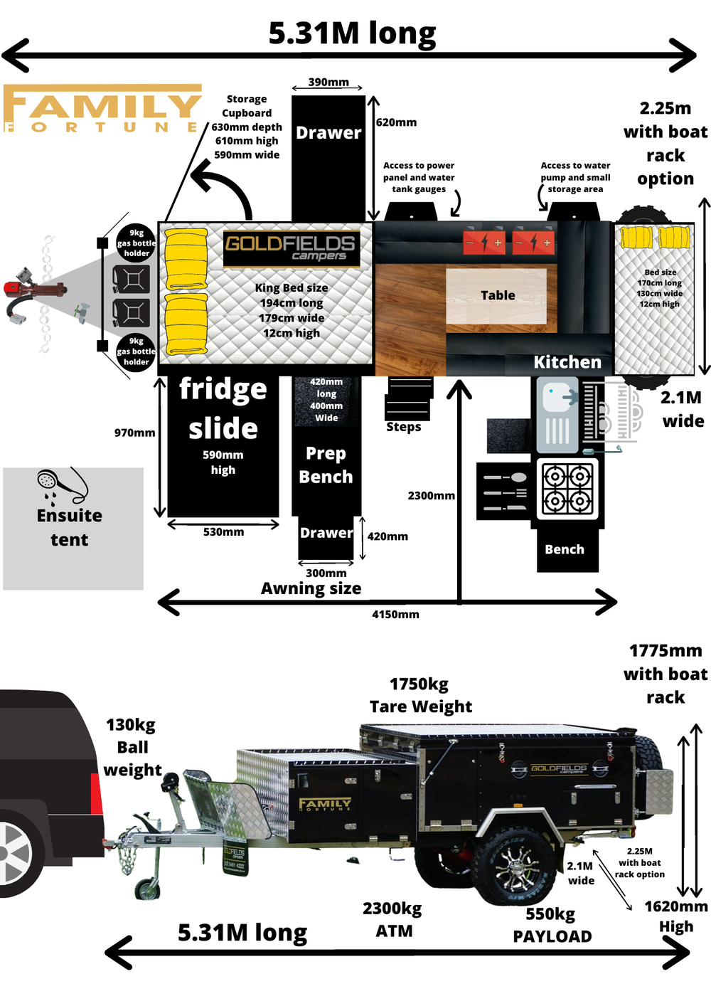 Family Fortune — Goldfields Campers