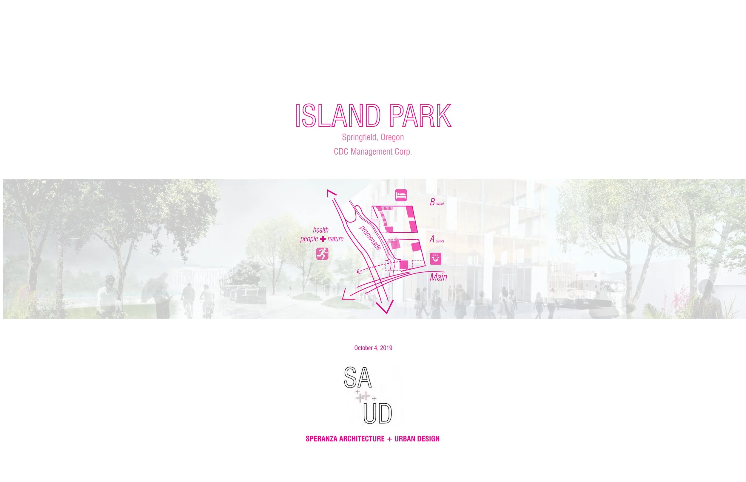 Island Park Master Plan — Speranza Architecture + Urban Design