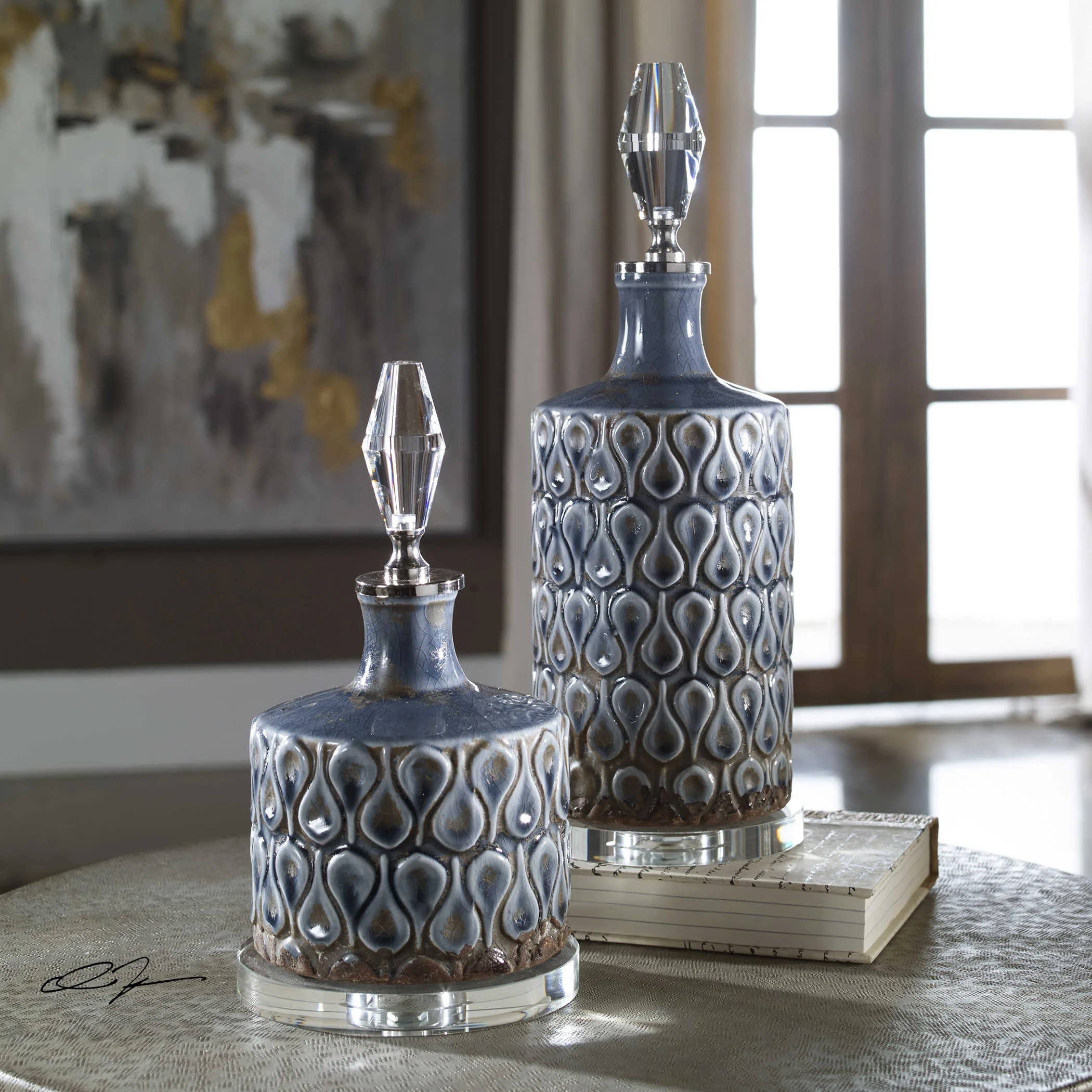 Decorative Bottles & Canisters — Miller's Home Furnishings