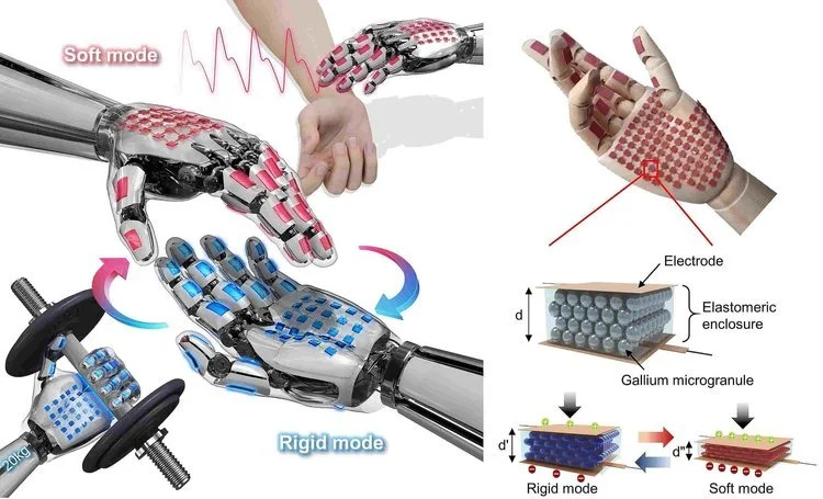Beyond Human Touch Perception: An adaptive robotic skin based on ...