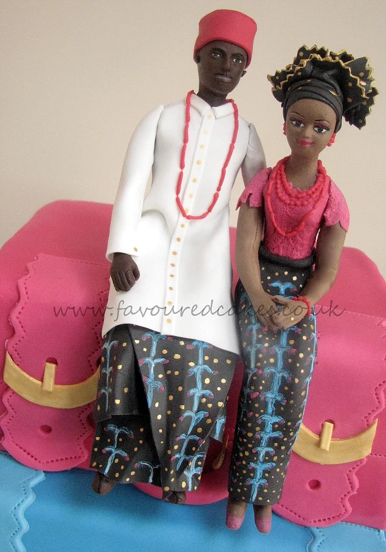 African Wedding Cakes — Favoured Cakes || Sidcup, Kent