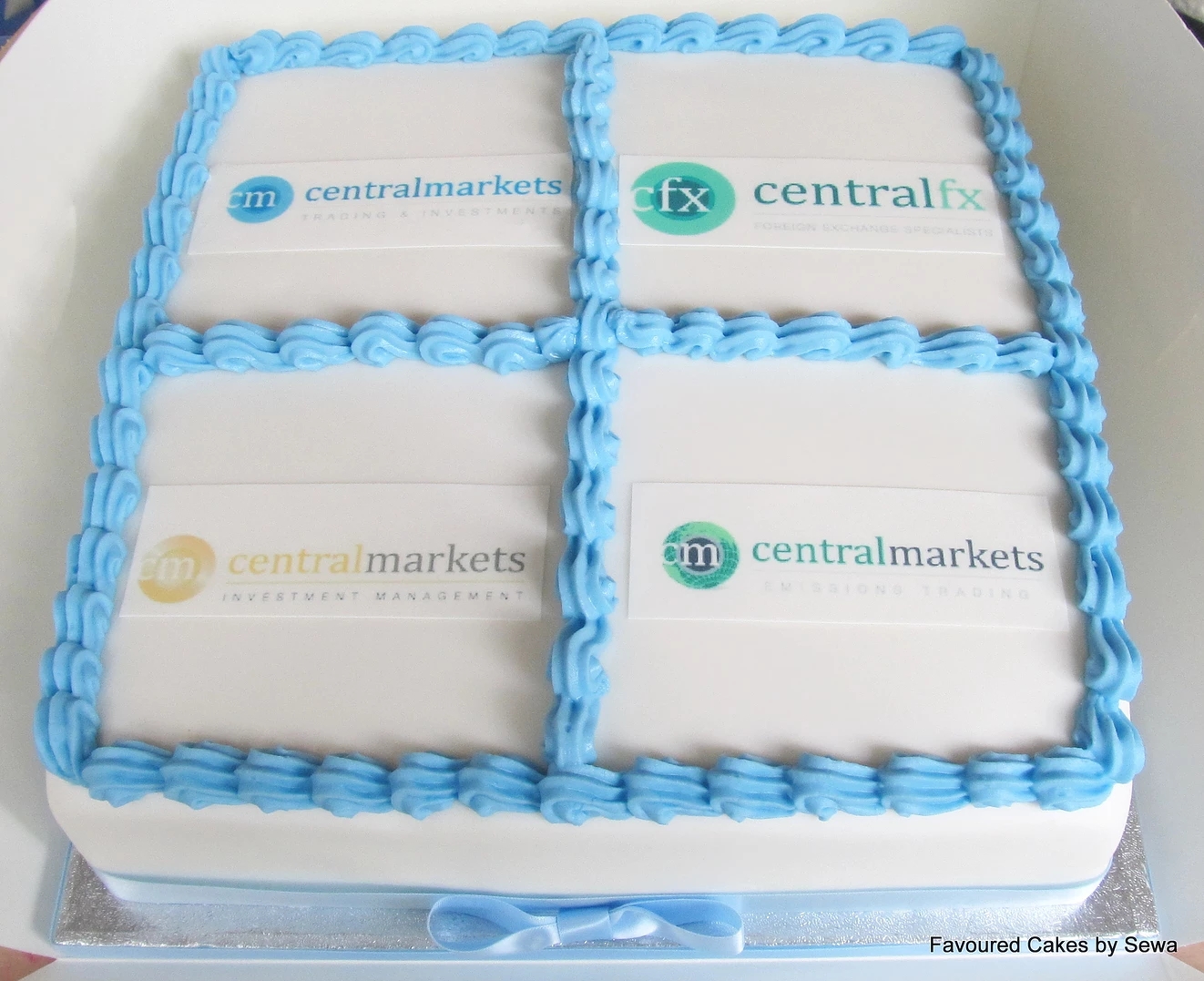 Corporate Cakes — Favoured Cakes || Sidcup, Kent