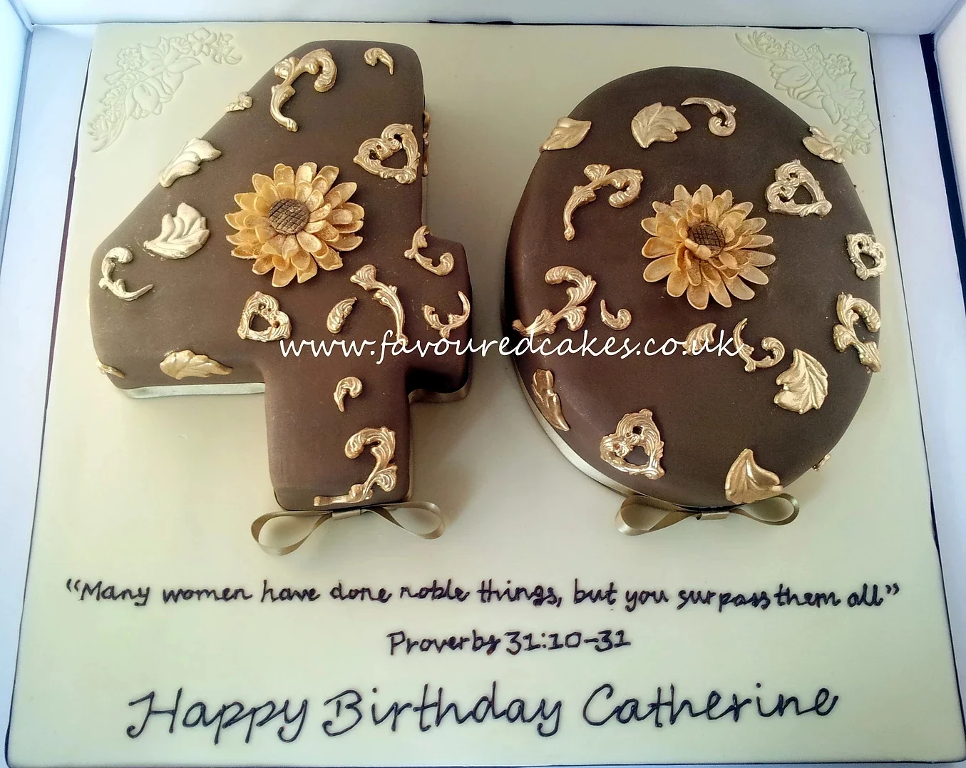 Number & Letter Cakes — Favoured Cakes || Sidcup, Kent