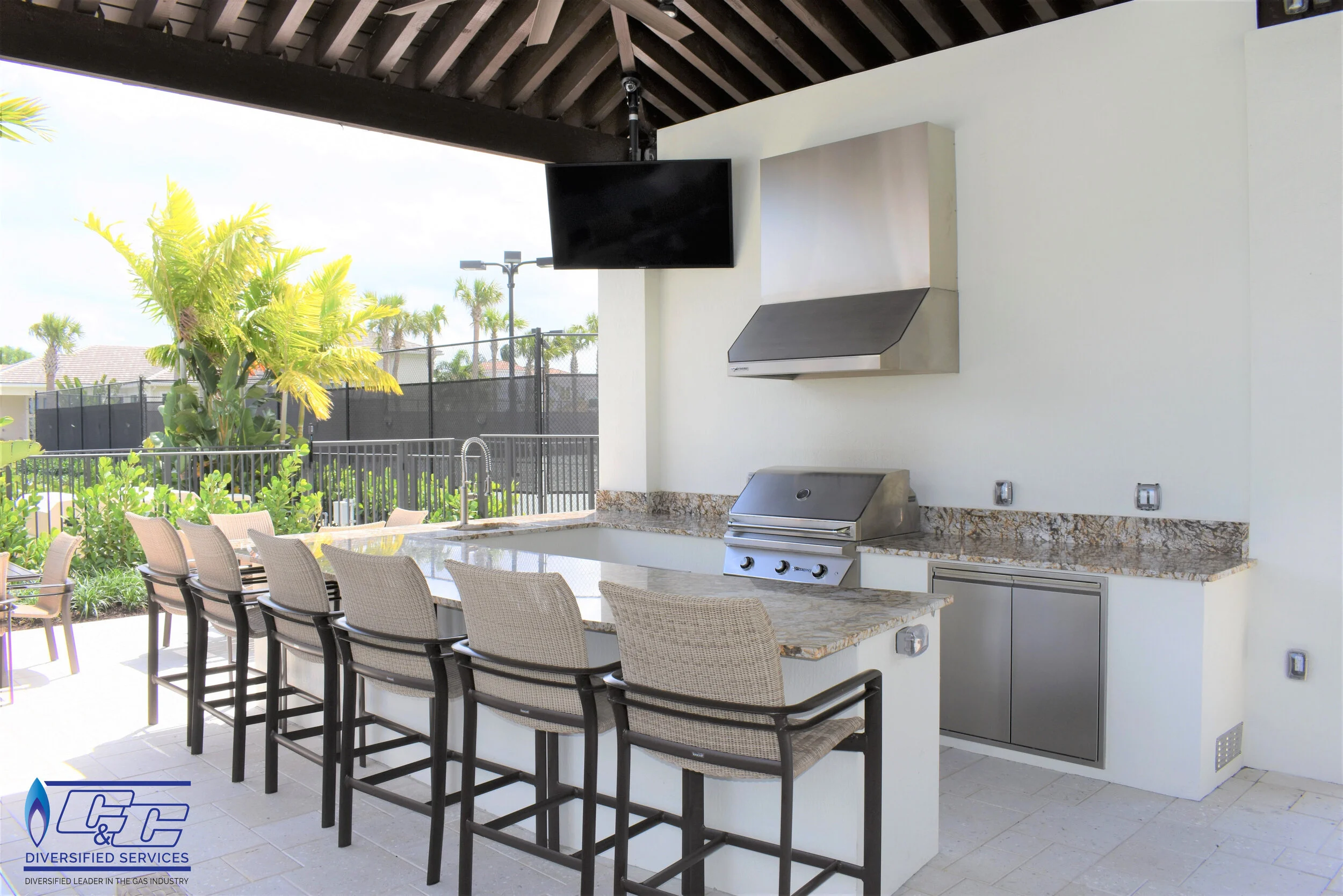 Custom Built Welded Aluminum Frame – Outdoor Kitchen — C&C Diversified ...