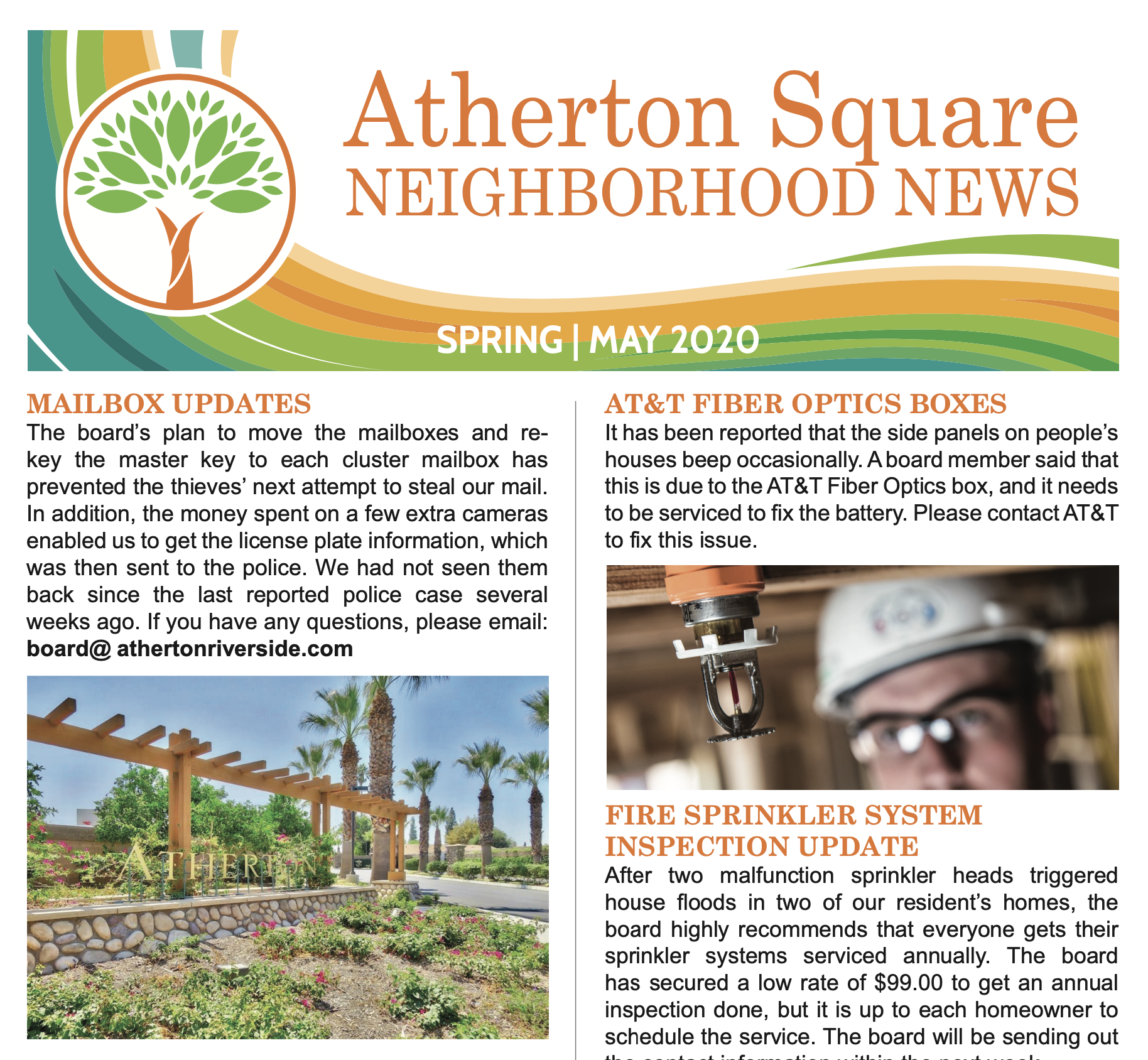 Newsletters — Atherton Square HOA