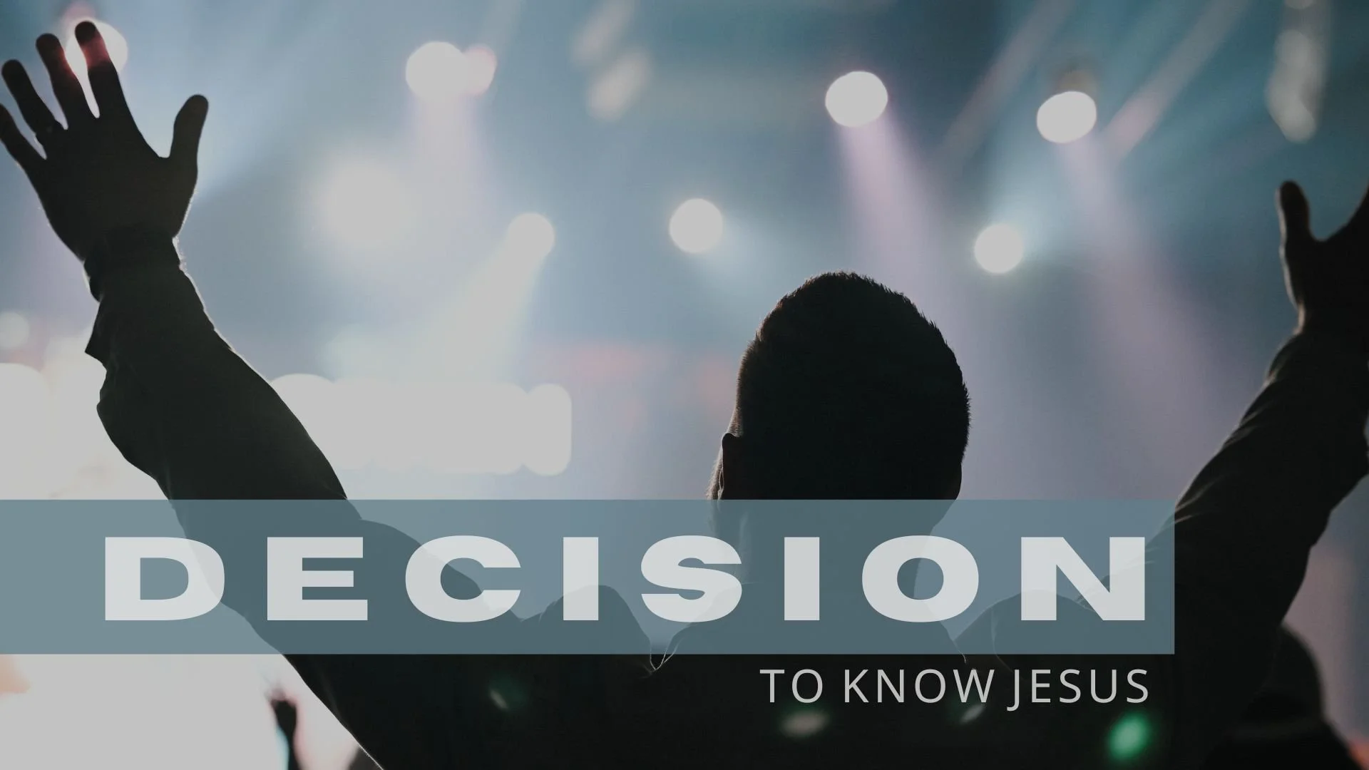 DECISION FOR CHRIST — AVENUE CHURCH