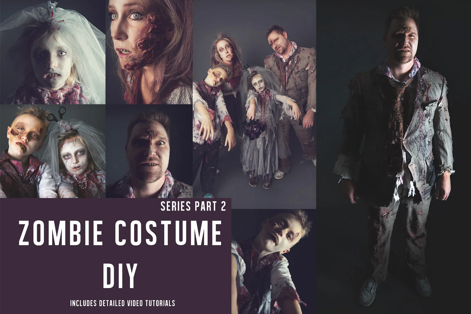 Homemade Zombie Costume Shirt