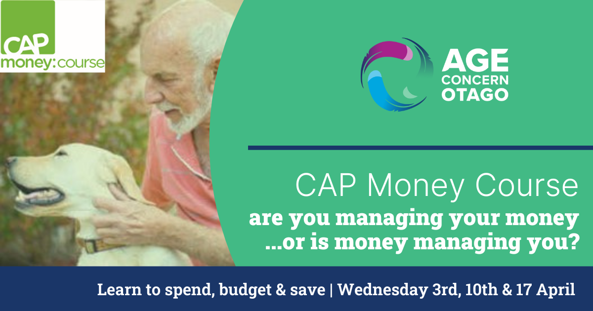 CAP Money Course l Dunedin — Age Concern Otago