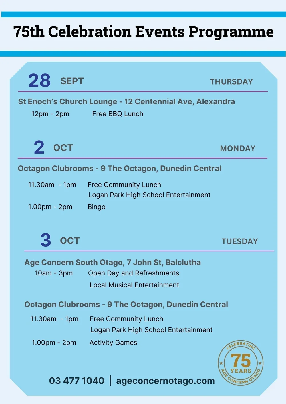 Naws and Updates — Age Concern Otago