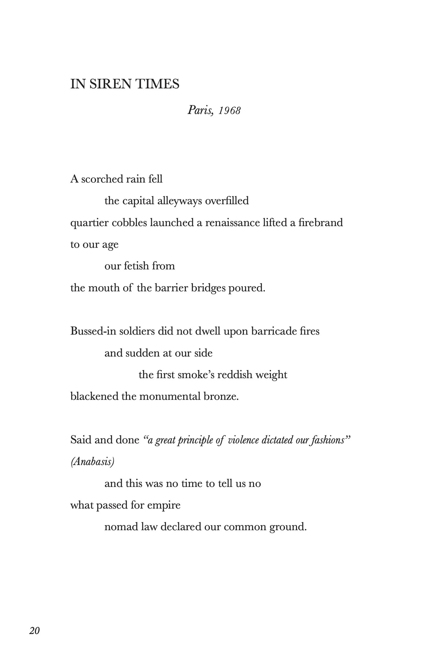 The Burning World: Poems by Sherod Santos — ARROWSMITH