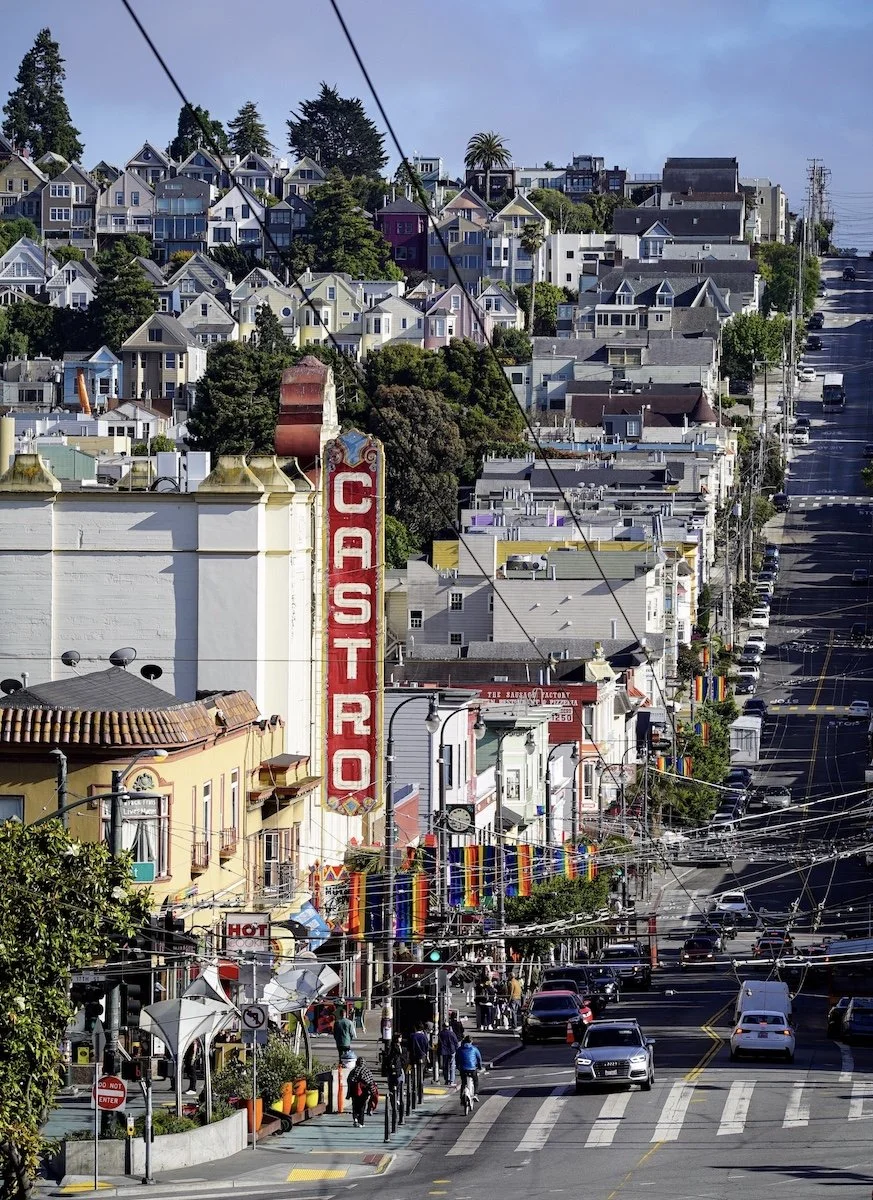 First Friday of the Month. Castro Art Walk in San Francisco.