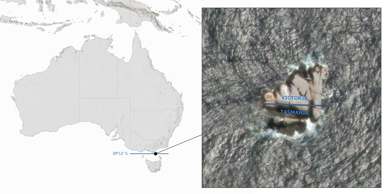 Mapping Mishaps: How Victoria and Tasmania Share a Land Border Due to a ...