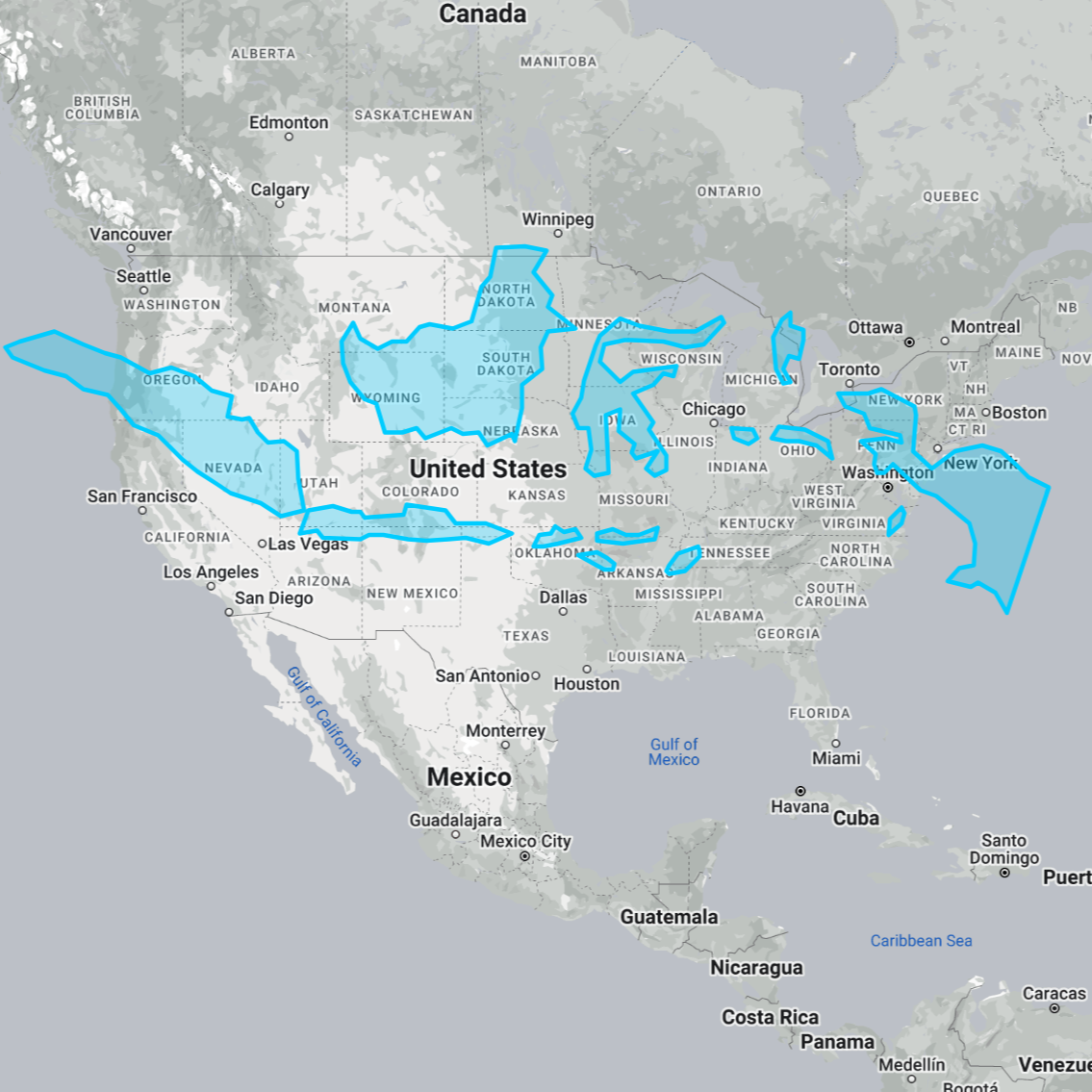 Map Distortions - The Web Mercator Projection and The True Size of ...