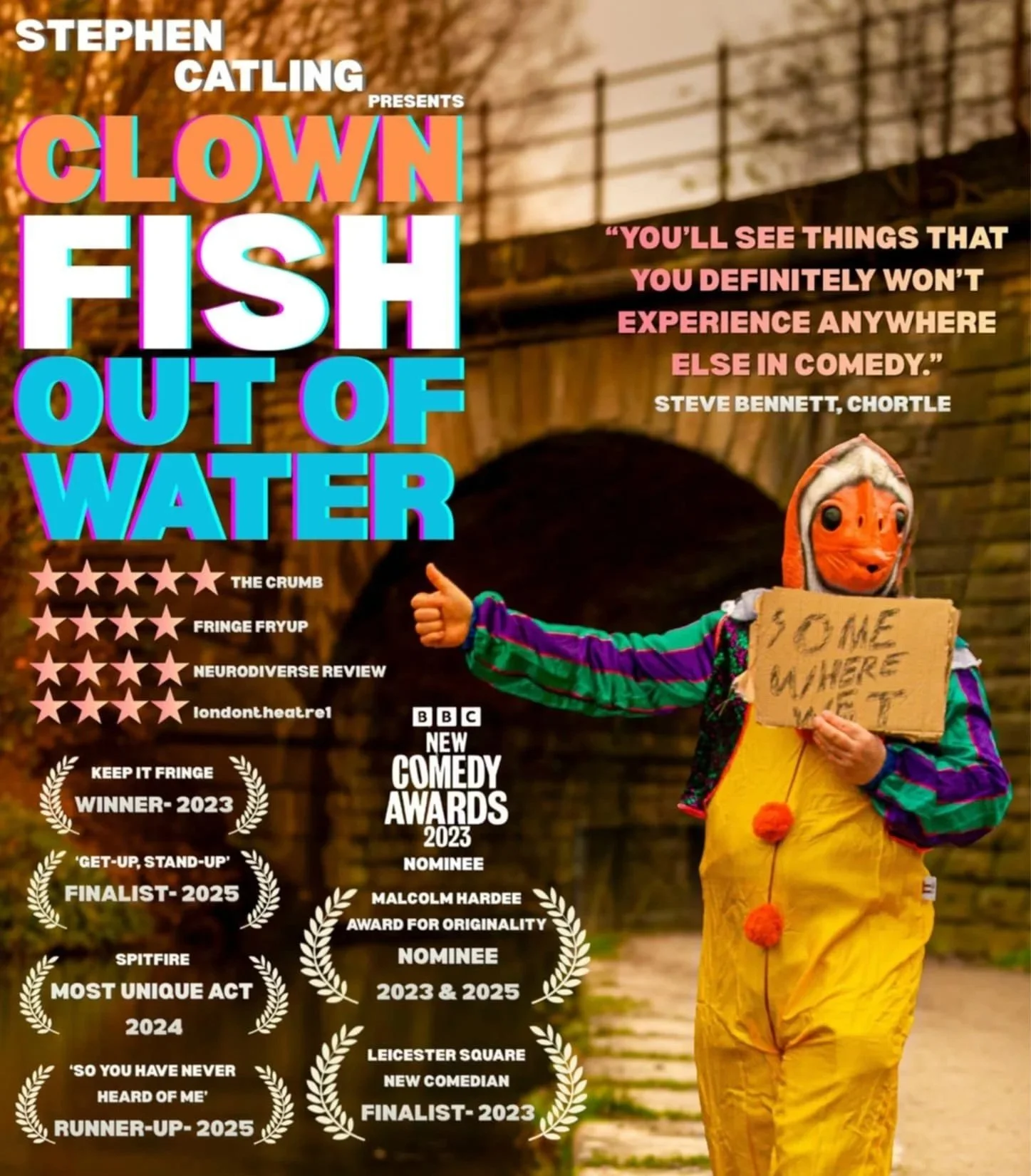 Stephen Catling: Clown Fish Out Of Water — Fairfield Social Club