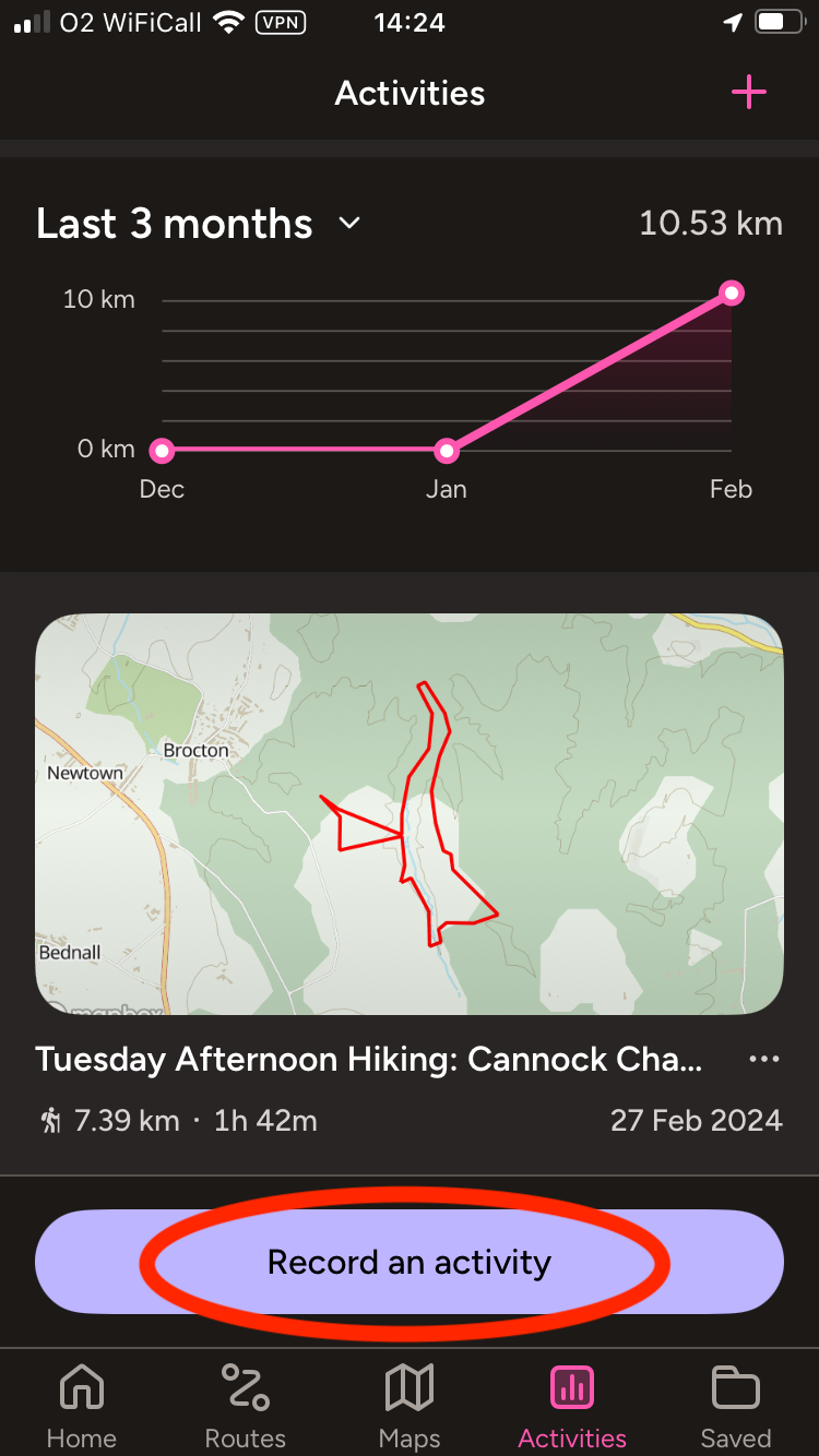 How to record your miles using the updated OS Maps app — Walk 1000 Miles