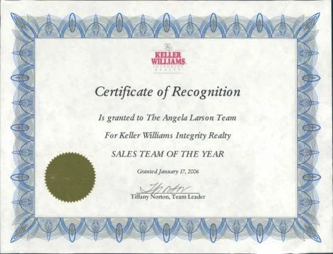 Awards & Achievements — Angela Larson - Twin Cities MN Realtor