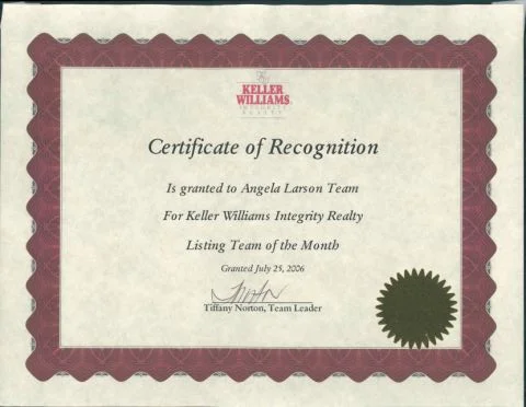 Awards & Achievements — Angela Larson - Twin Cities MN Realtor