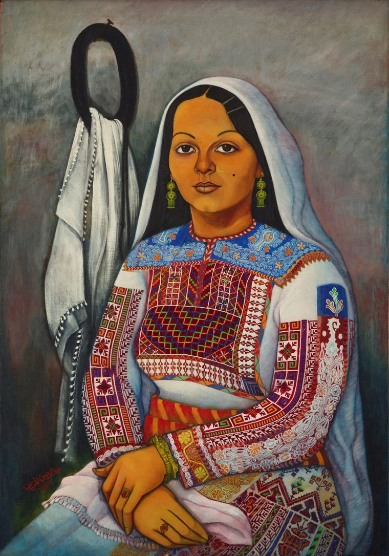 Palestinian Woman Painting