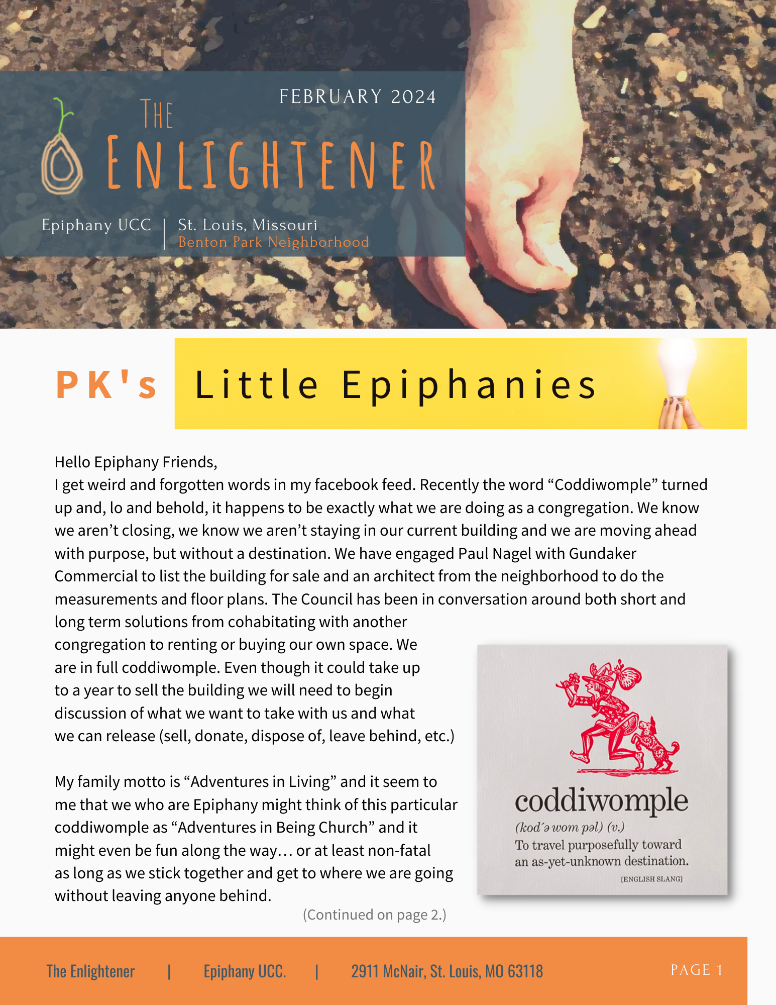 News & Events — Epiphany UCC