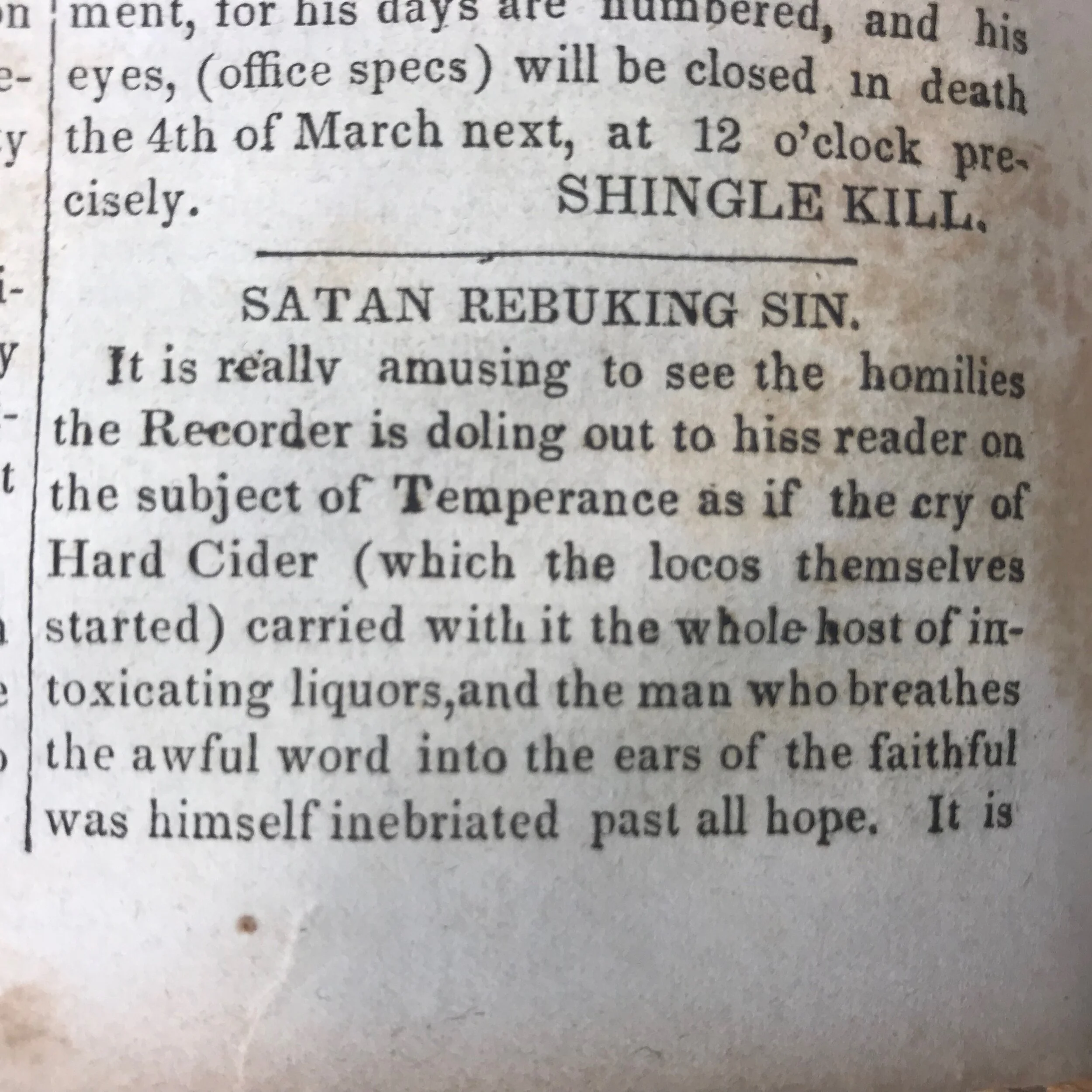 A Brief History of Catskill's Newspapers — The Vedder Research Library