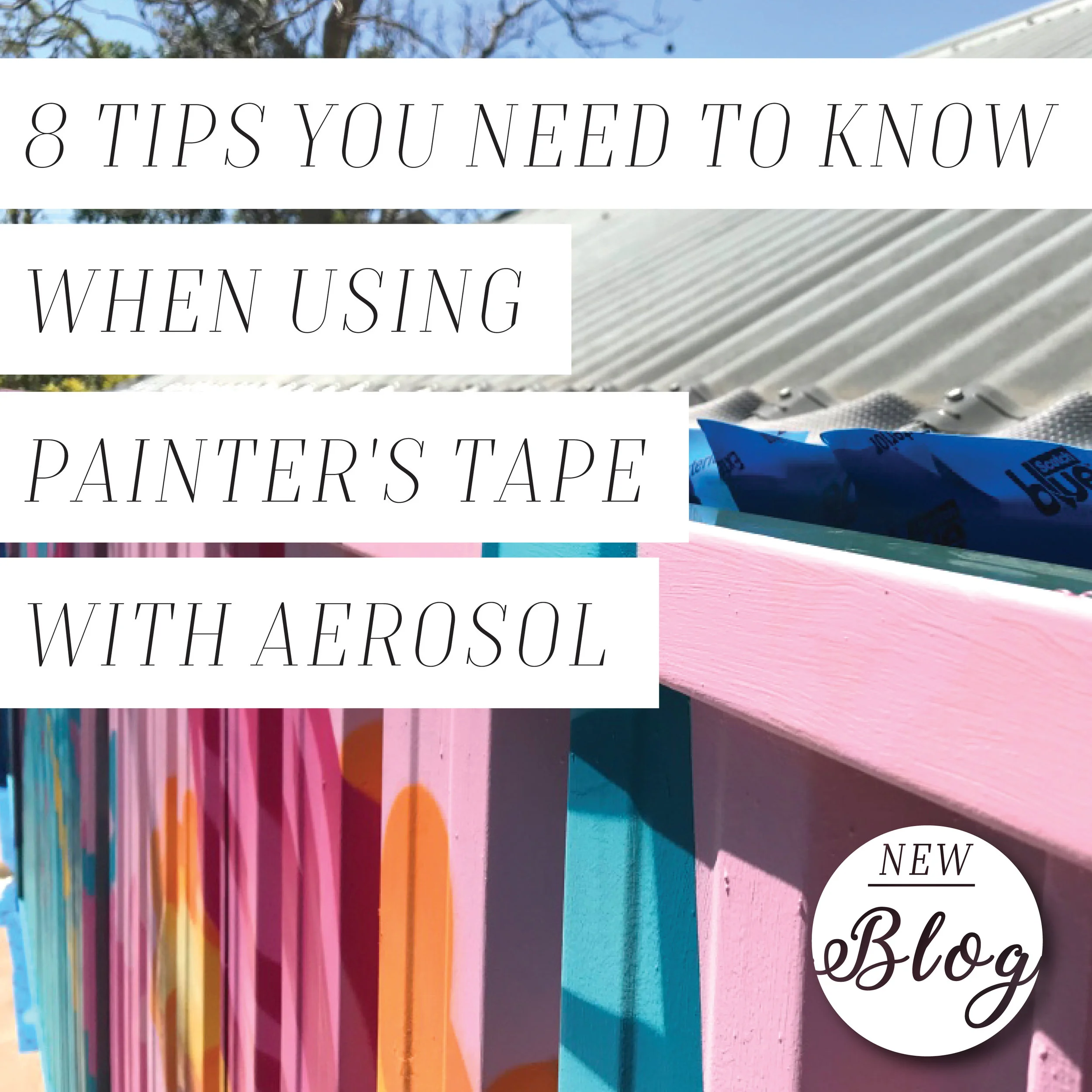 How To Use Painters Tape — Leah Grant | Adelaide Street Artist