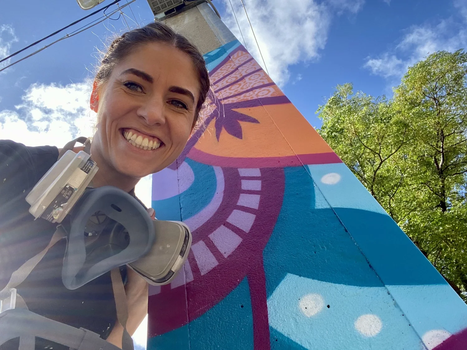 HOW TO PAINT A STOBIE POLE — Leah Grant | Adelaide Street Artist