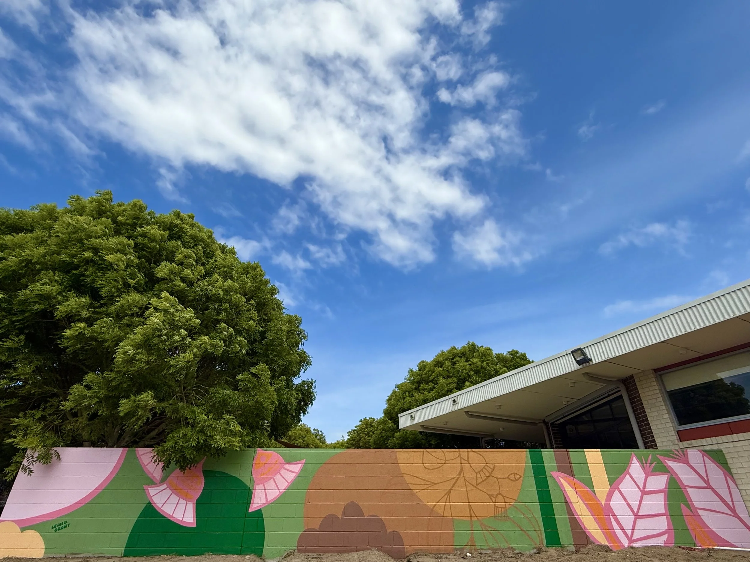 Geelong Lutheran College Mural | Nature-Inspired Mural — Leah Grant ...