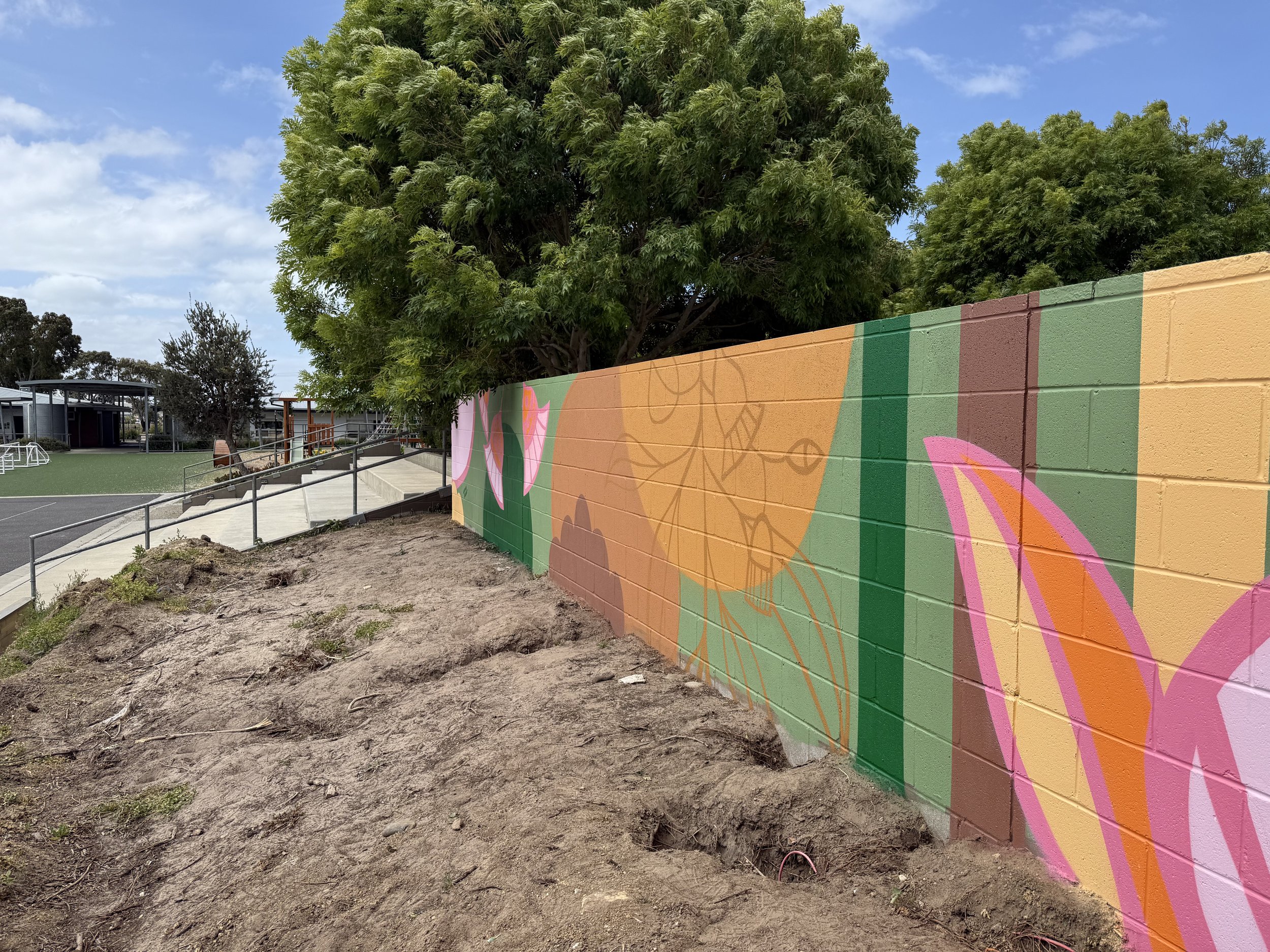 Geelong Lutheran College Mural | Nature-Inspired Mural — Leah Grant ...
