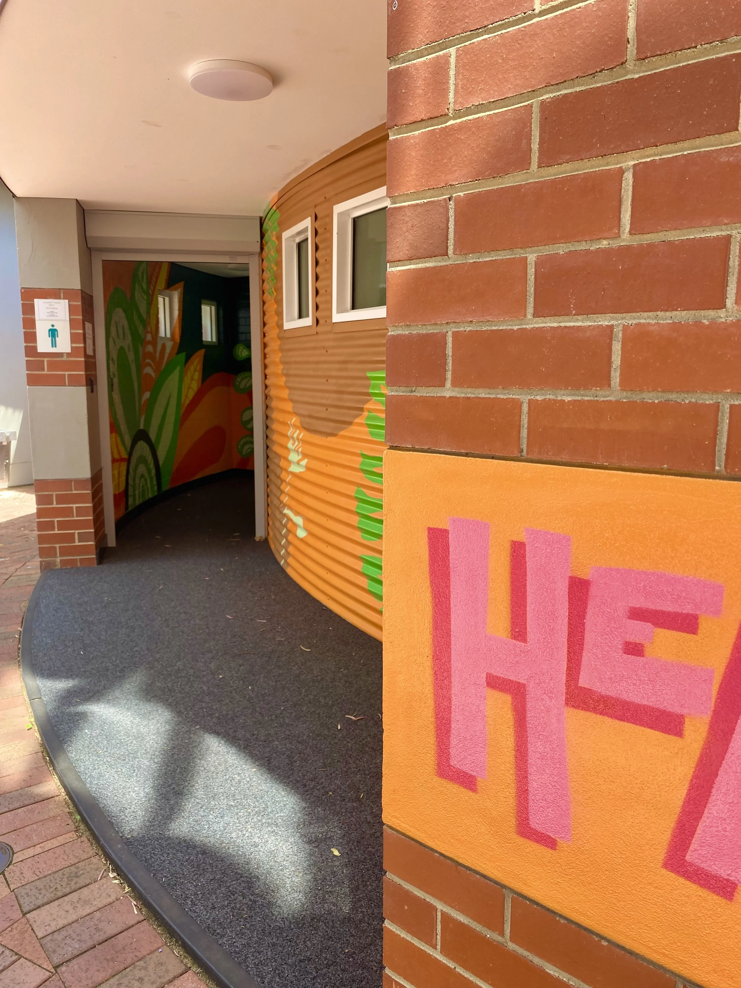 How to Paint a School Mural — Leah Grant | Adelaide Street Artist
