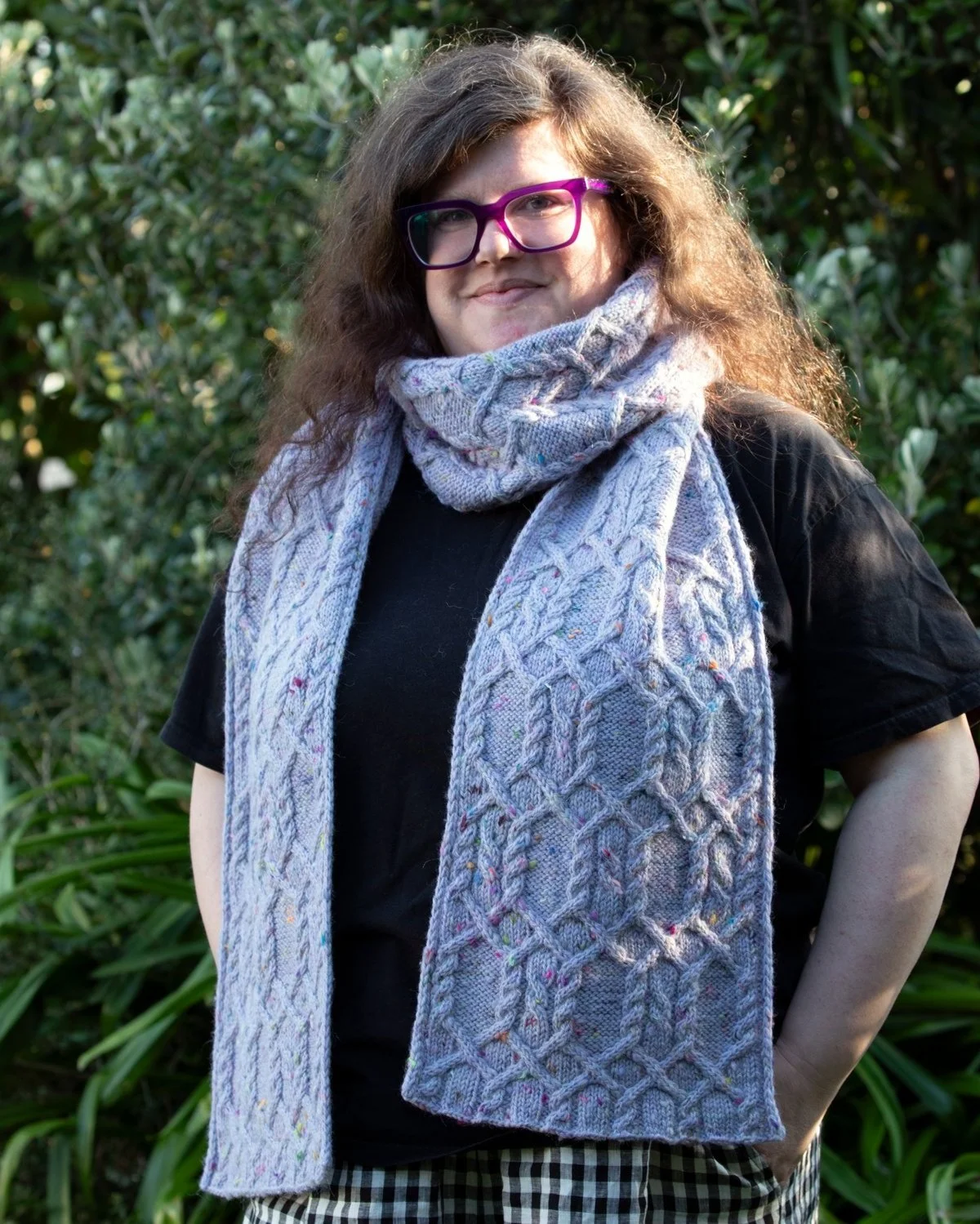 New patterns: Parterre Hat & Scarf — Baroque Purls