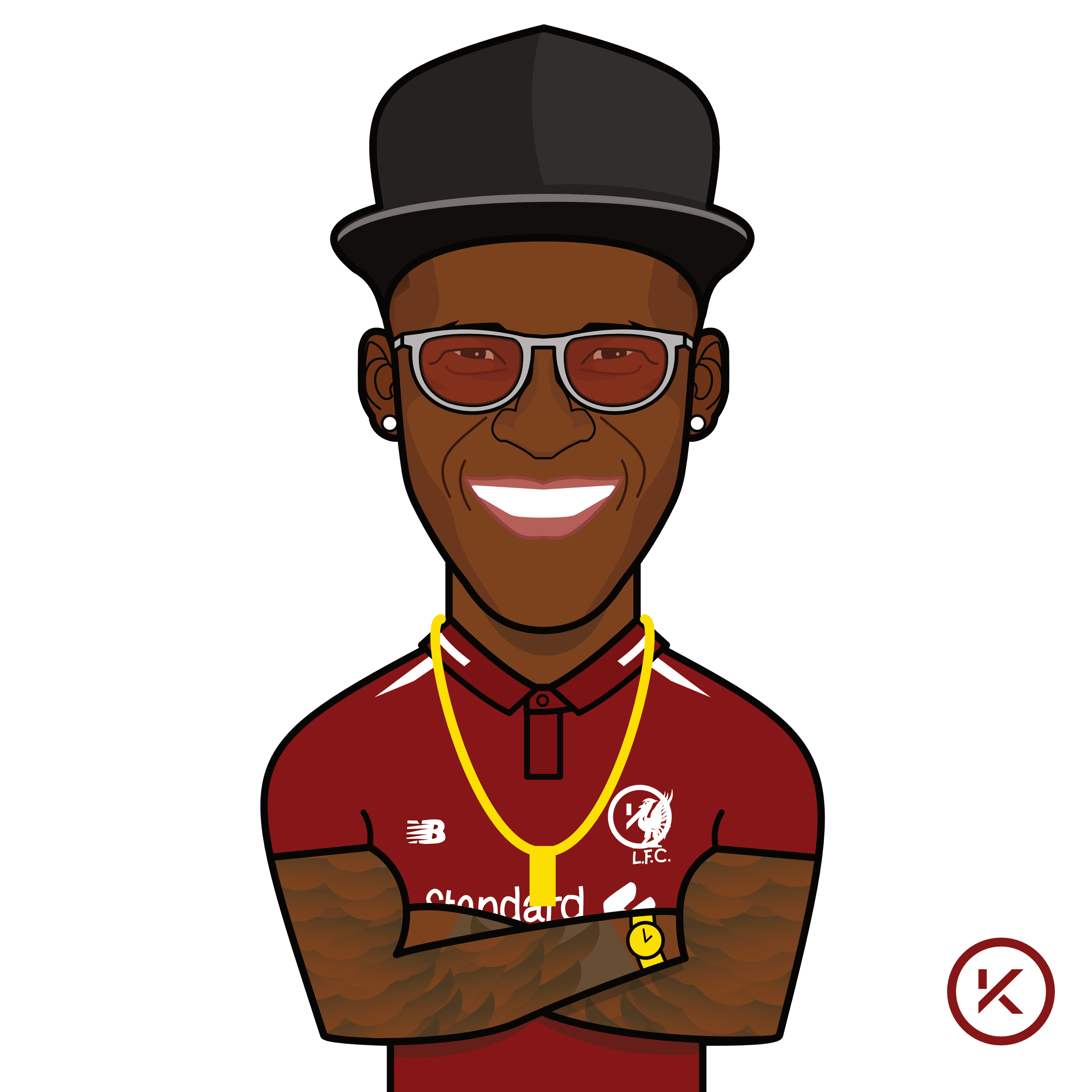 Football Character Design — Karl Thyer