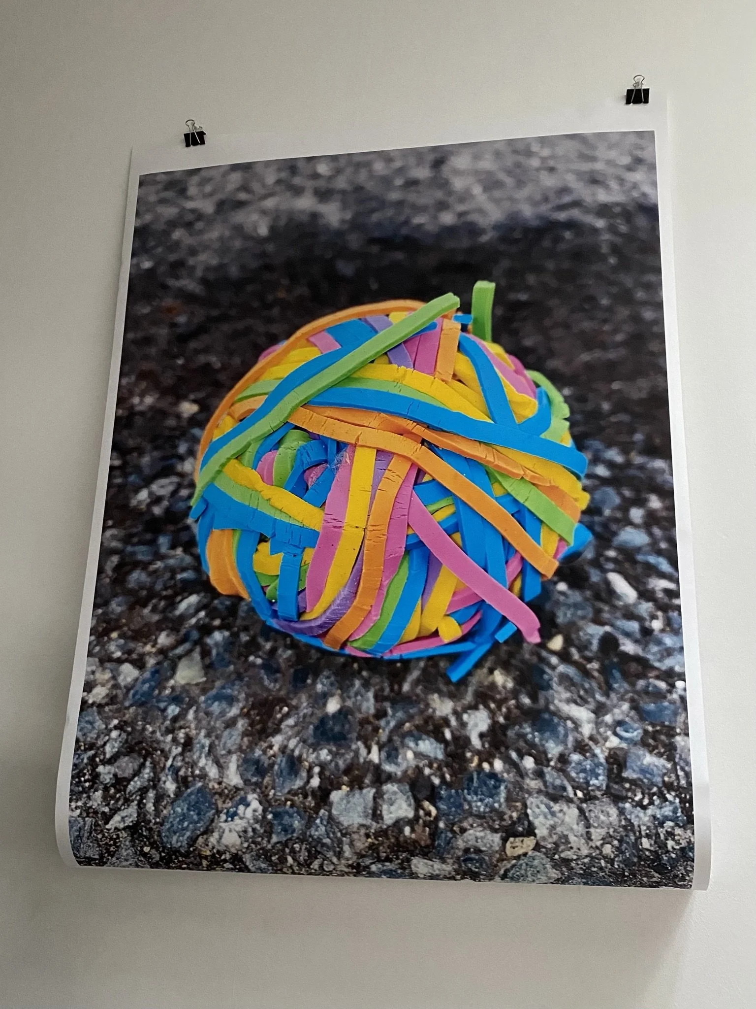 SOMEONES RUBBISH: TESTING A0 PRINTS, RUBBER BAND BALL, BUTTERFLY AND ...