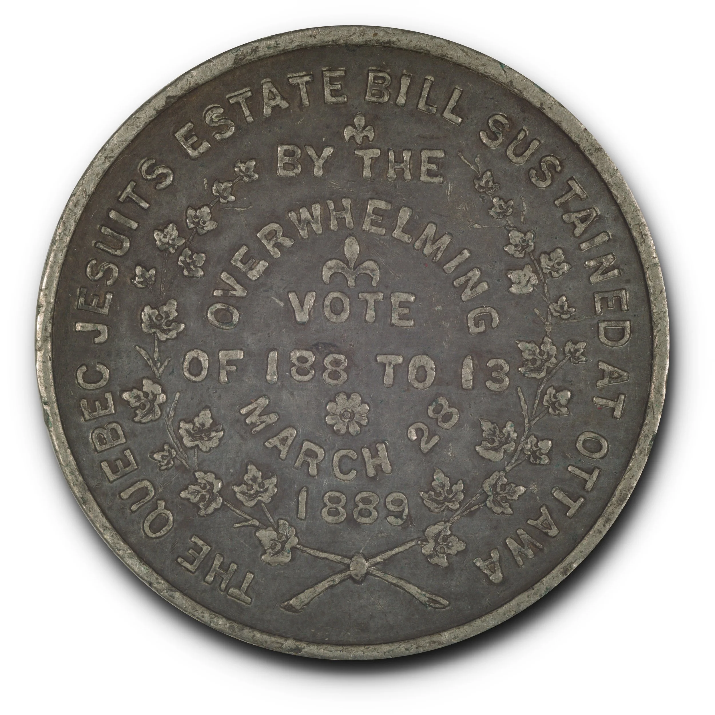 1889 Quebec Jesuits Estate Bill - Hommage a Honoré Mercier. Leroux-1561 ...