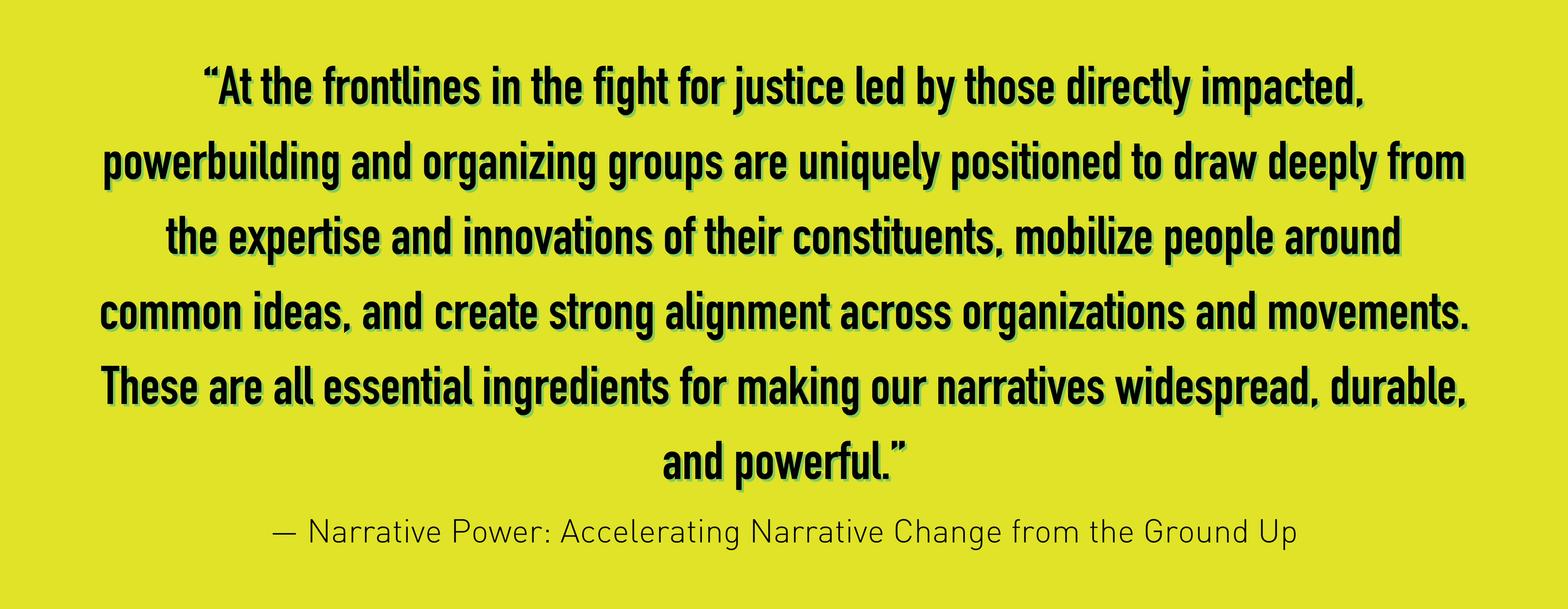 Narrative Power — Power California