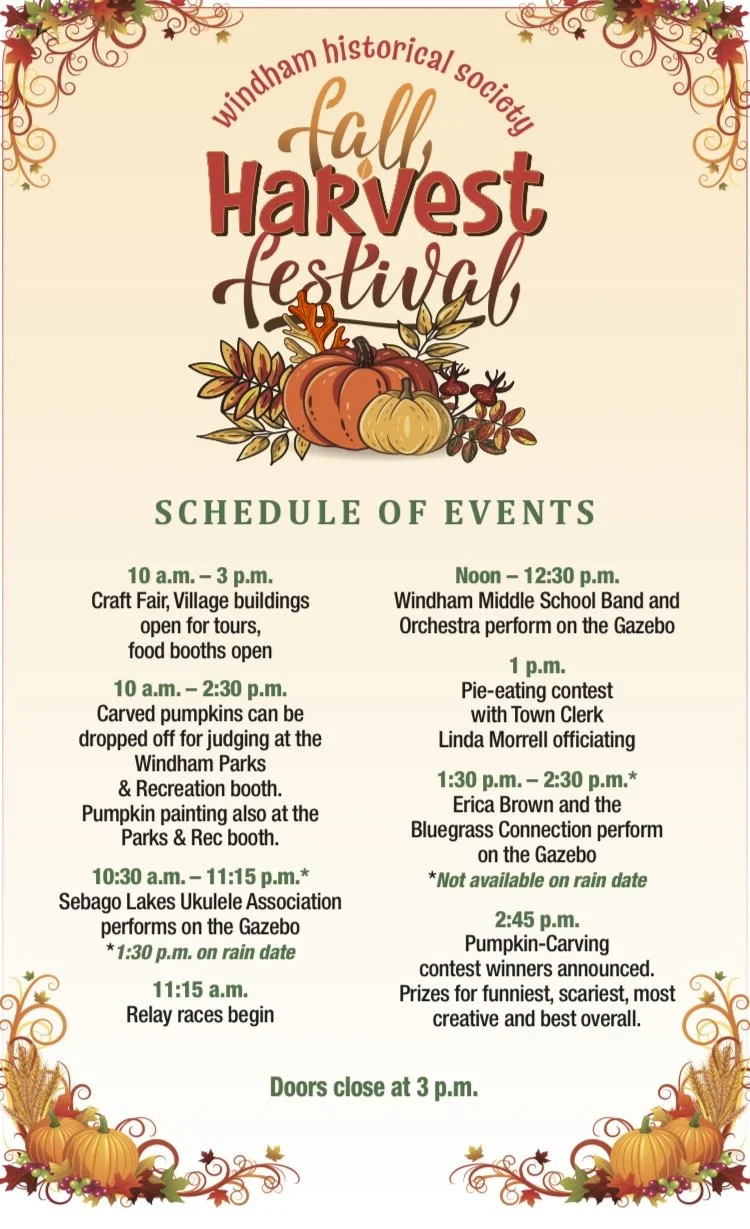 Events/Programs — Windham Historical Society