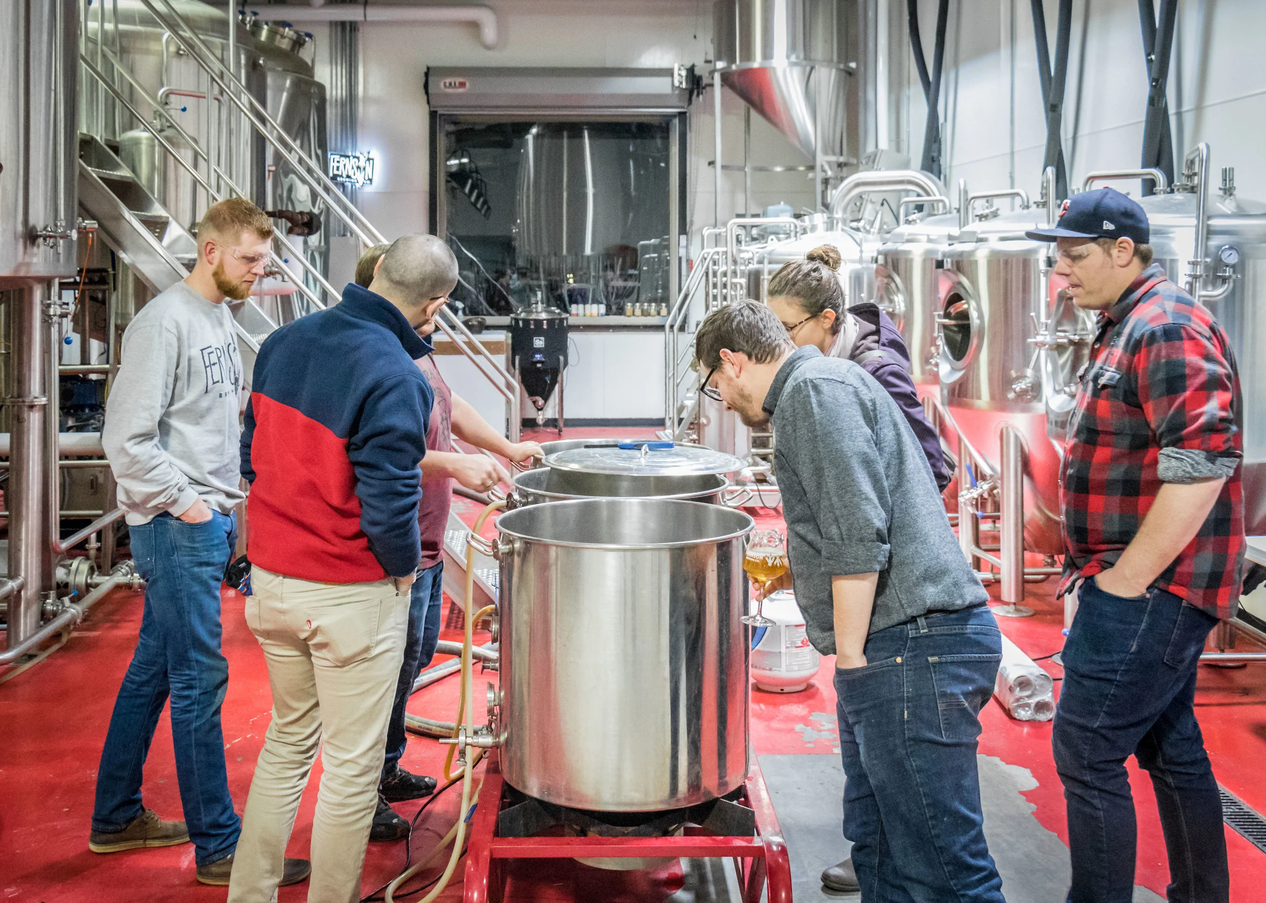Brewing with the Whole Team — Fernson Brewing Company