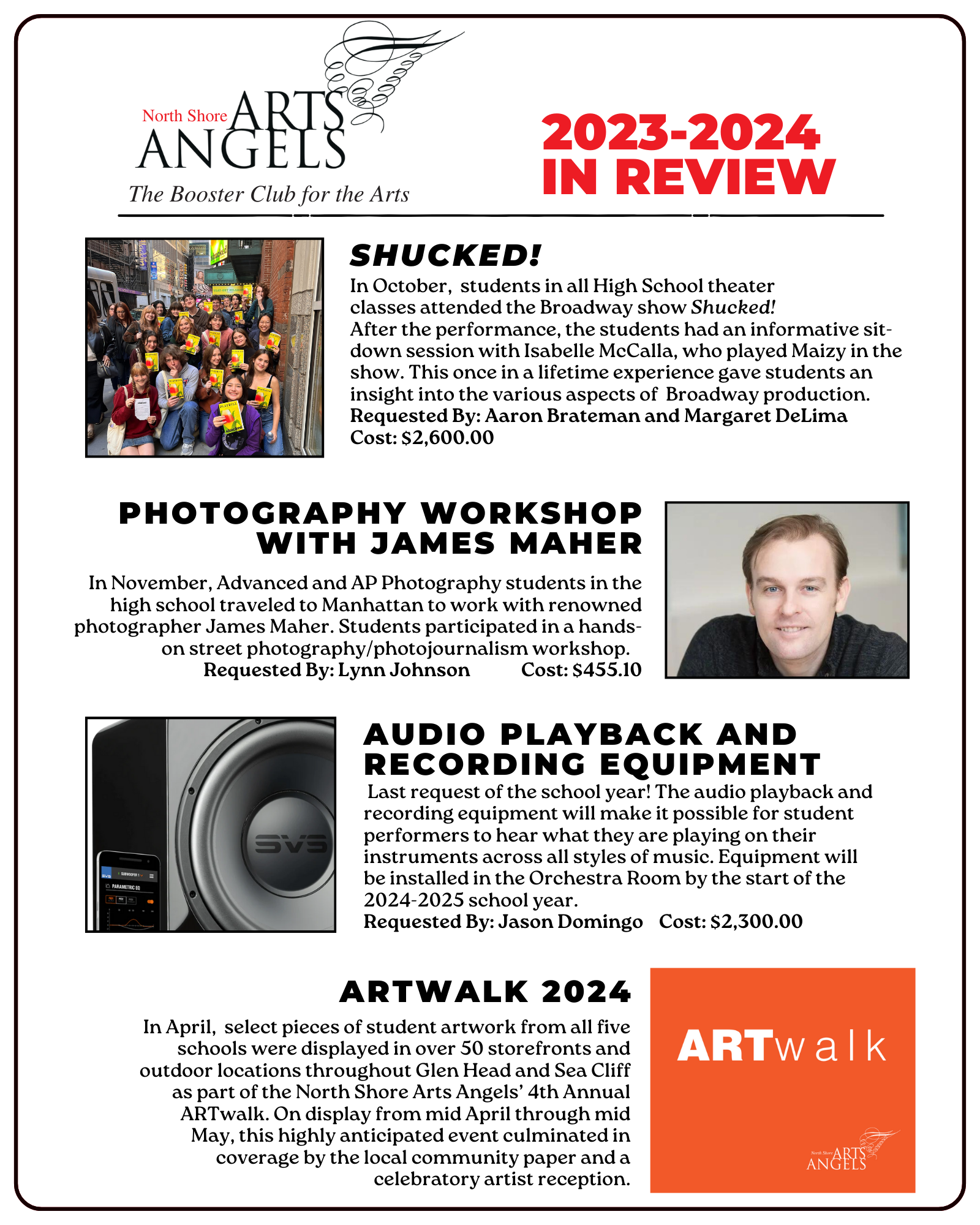 North Shore Arts Angels