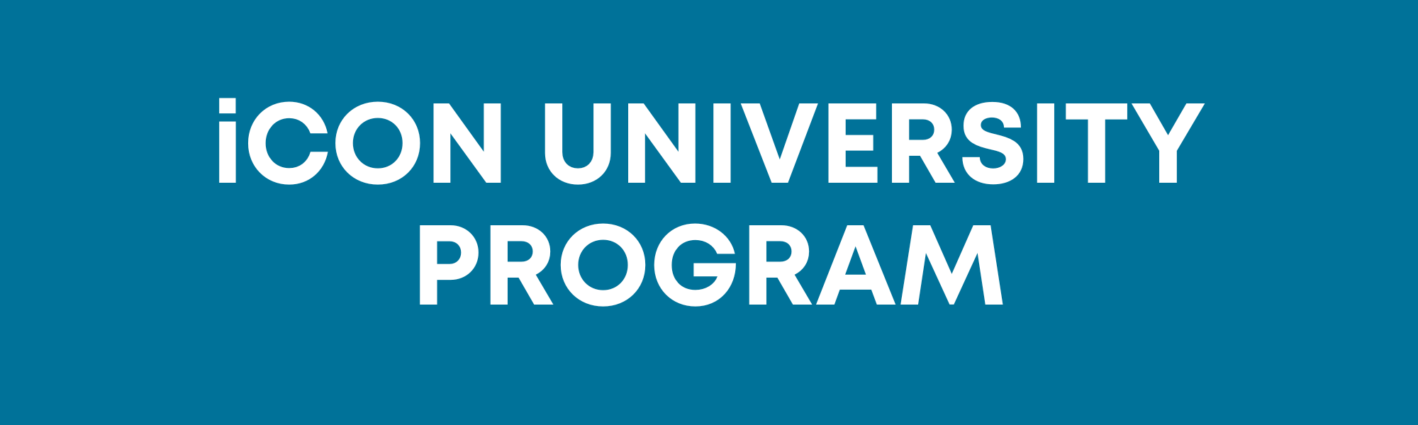 iCon University Program — Spencer Educational Foundation