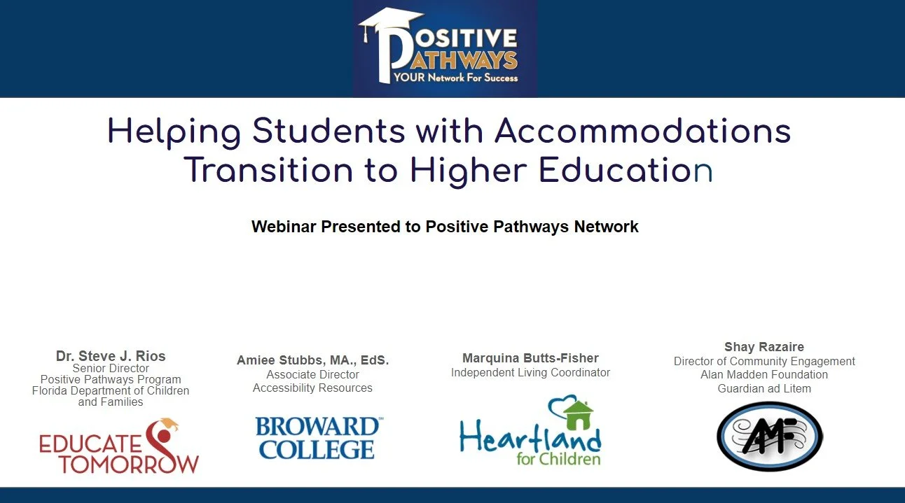 Webinars — Positive Pathways