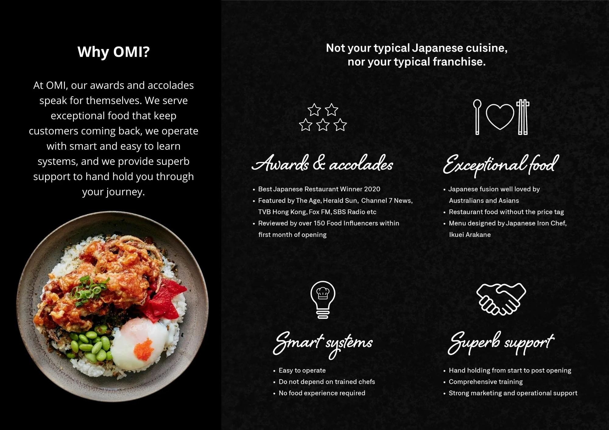 OMI Franchise - Japanese Done Different founded by Ven Chin — OMI ...