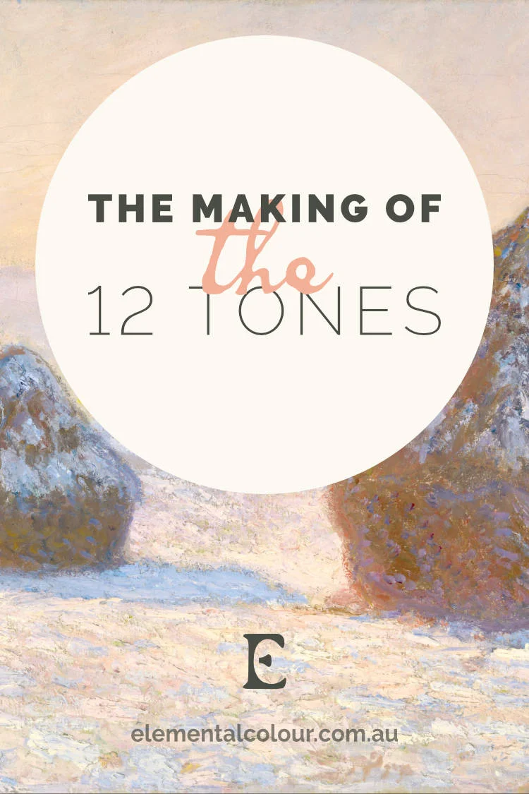 The Making of the 12 Tones ∙ ElementalColour