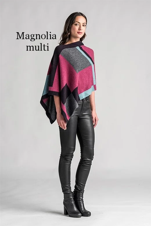 MerinoMink™ Two-tone Poncho — Merino Wool and Possum Fur | The Uralla ...